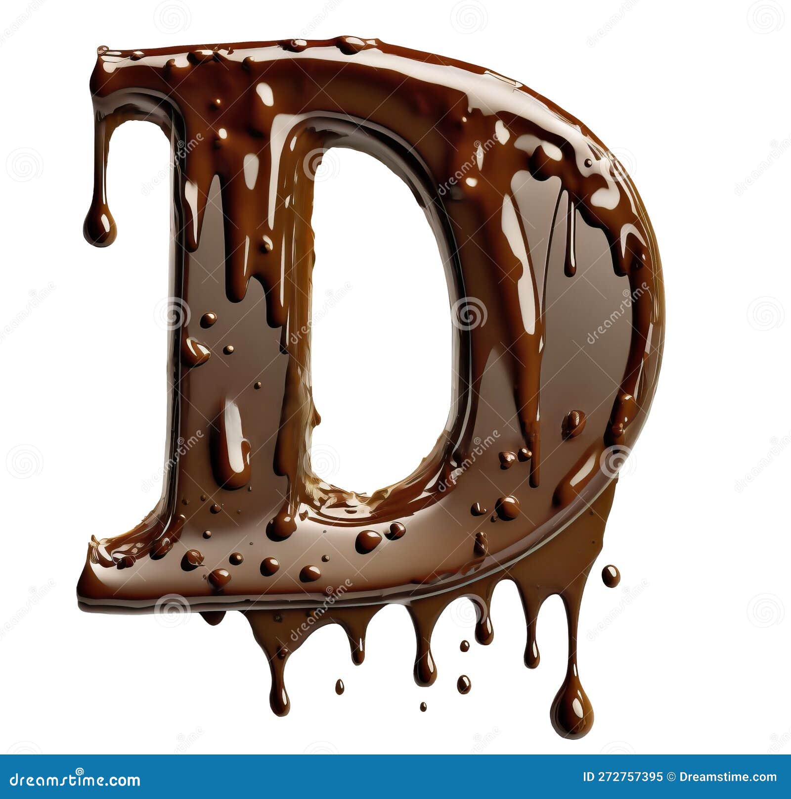 Chocolate Letter I Isolated On White Background Stock Photography ...