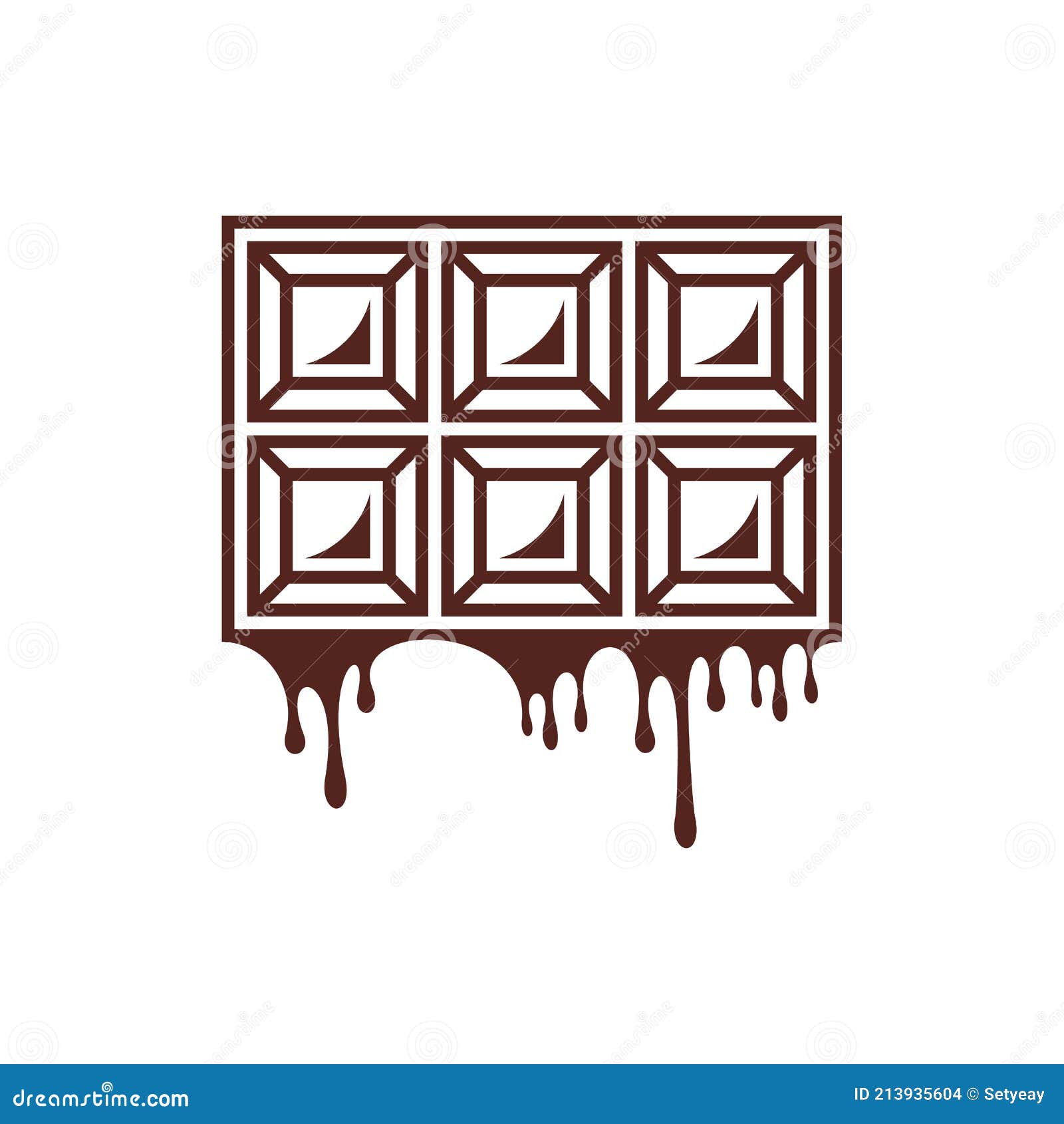 Chocolate Logo Design Vector Illustration, Creative Chocolate Logo ...