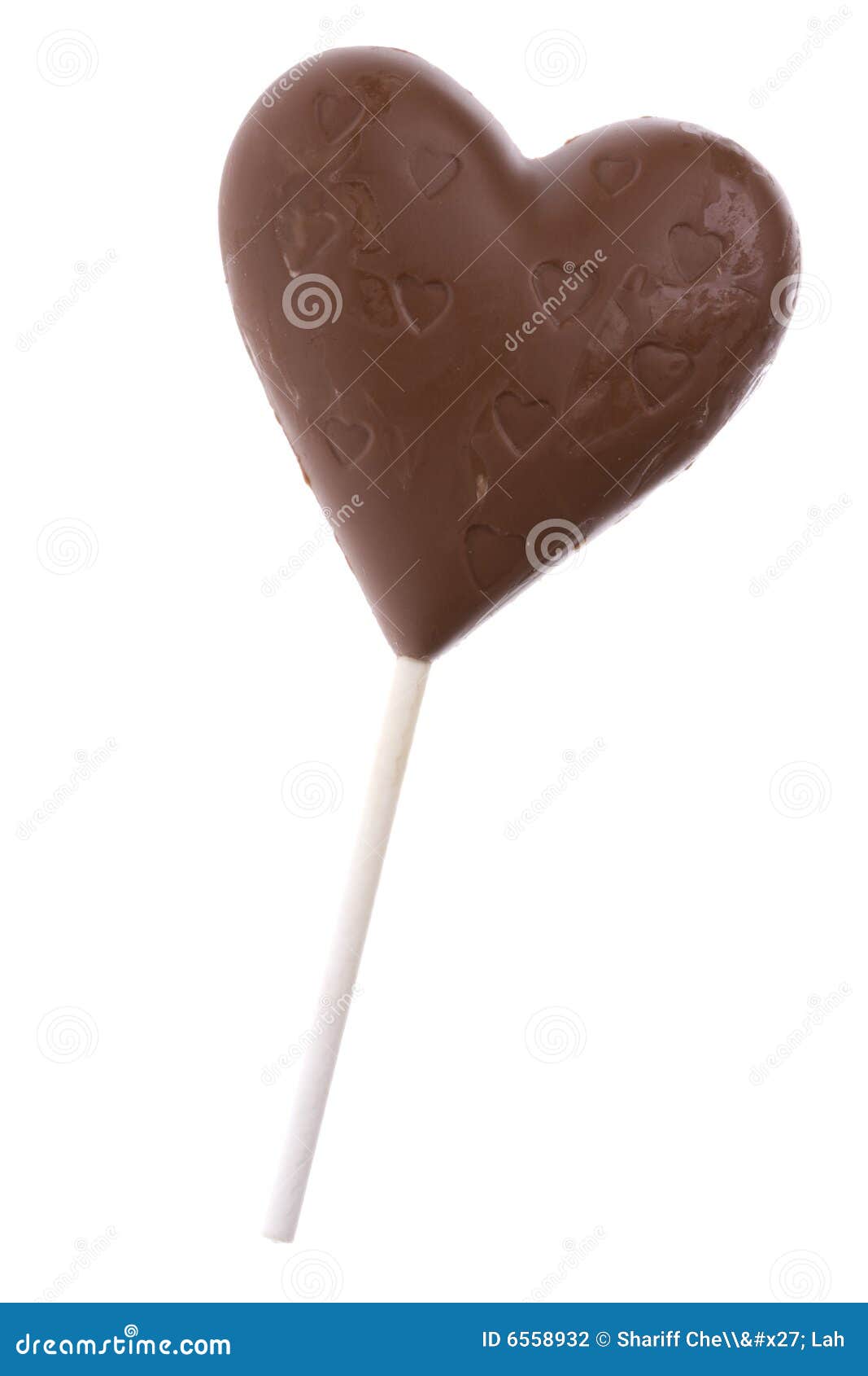 Chocolate Lollipop Isolated Stock Photo - Image of chocolate, sweets ...