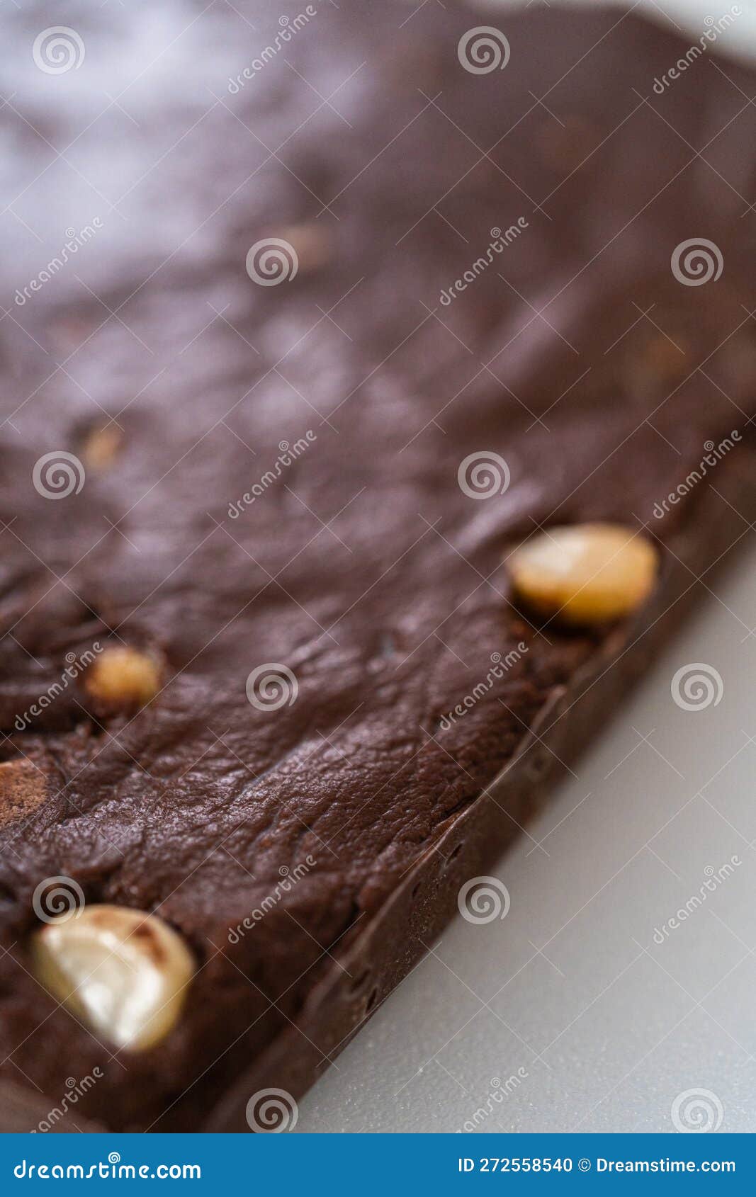 Chocolate macadamia fudge stock photo. Image of chocolate - 272558540