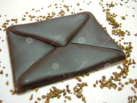 Chocolate - mail stock photo. Image of pieces, shallow - 1439440