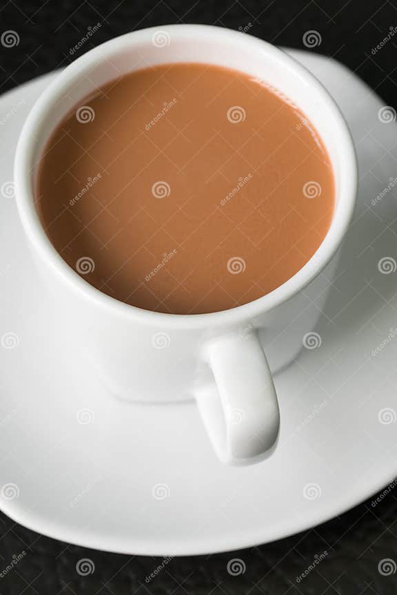 Chocolate malt in the cup stock photo. Image of cafe - 41974604