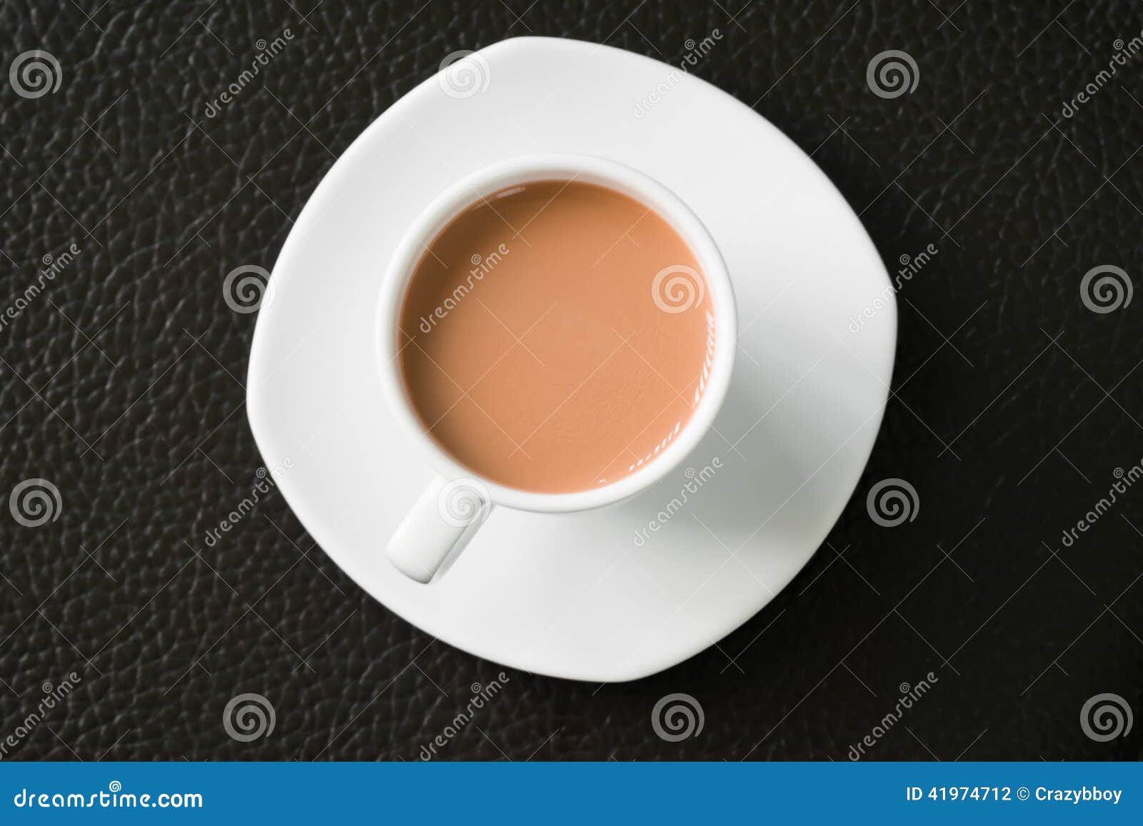 Chocolate malt in the cup stock photo. Image of break - 41974712