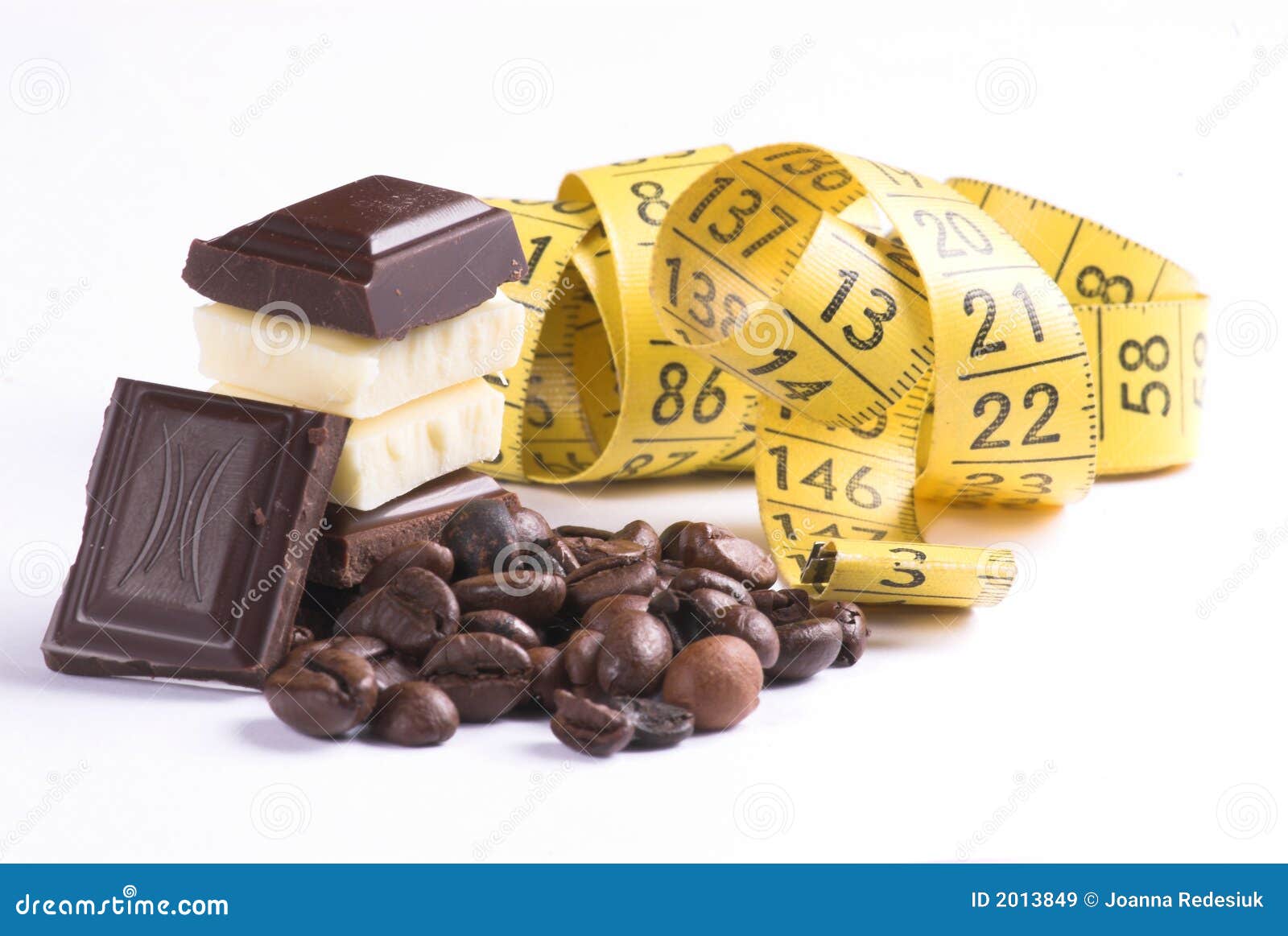 Chocolate and measure stock image. Image of milk, melted - 2013849