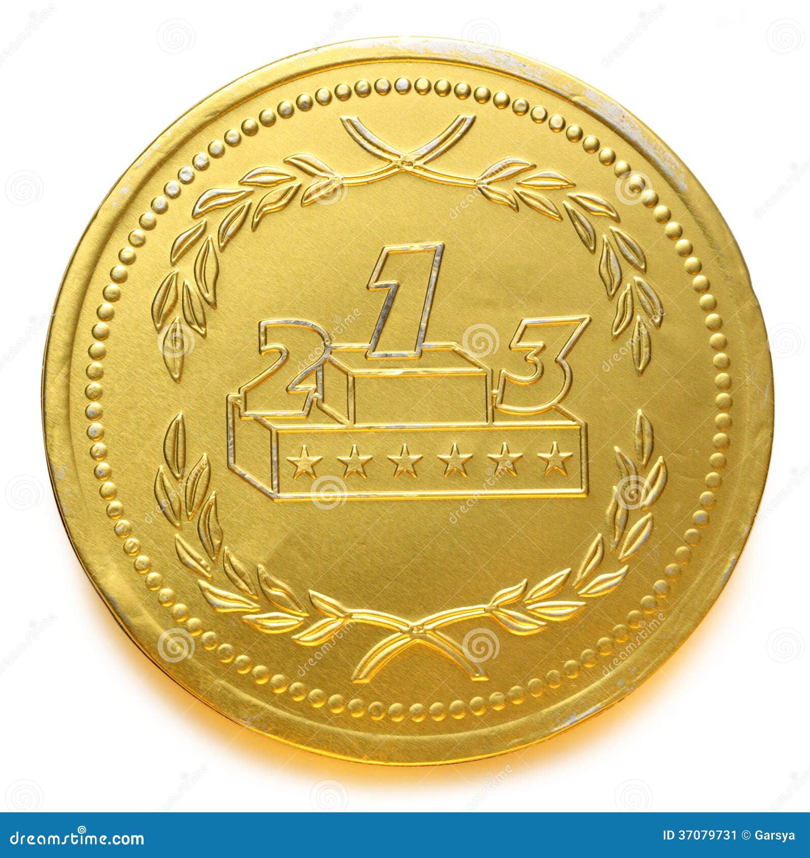 Chocolate medal stock image. Image of successful, trophy - 37079731