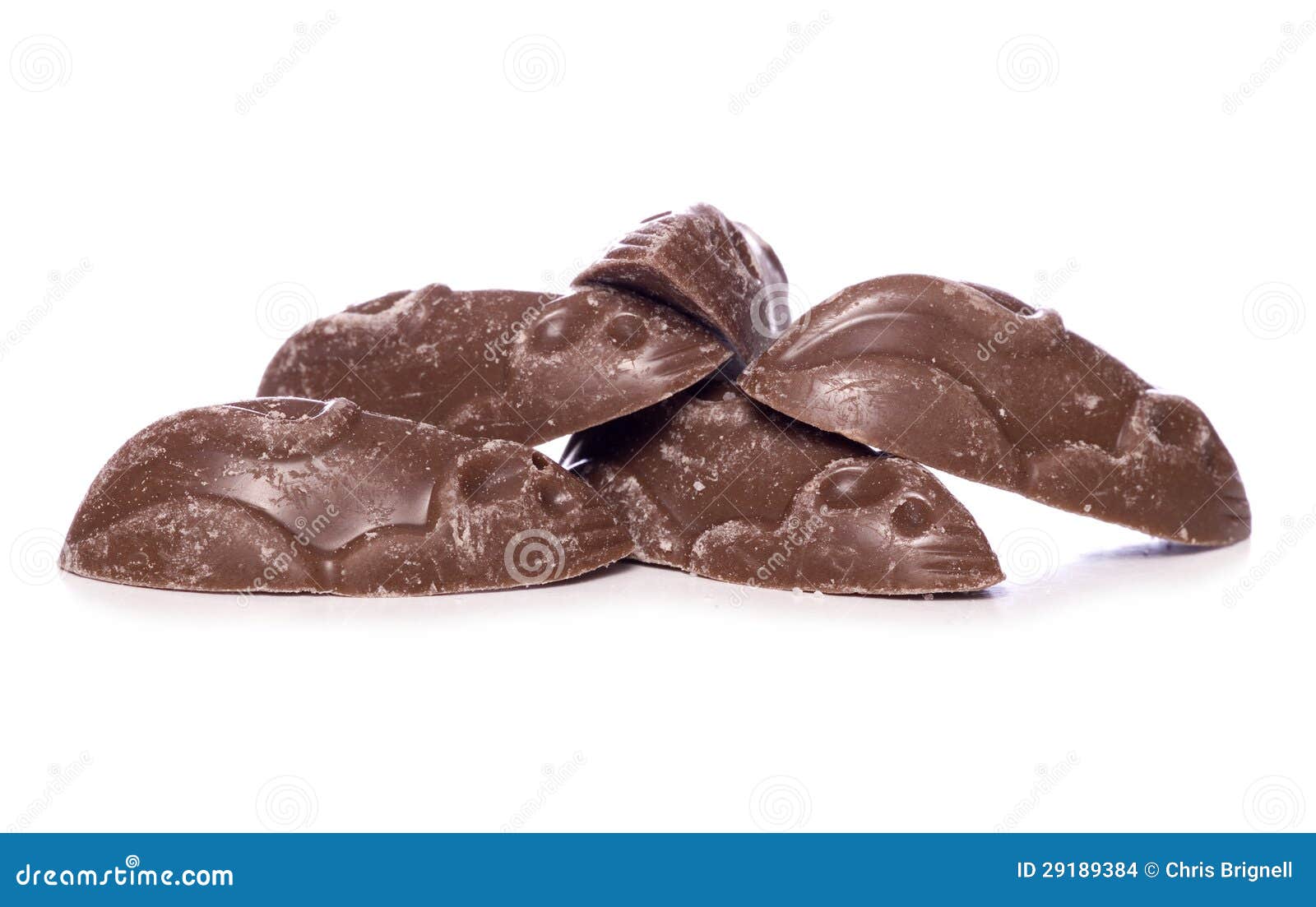 Chocolate Mice Sweets Cutout Stock Photo - Image of white, studio: 29189384