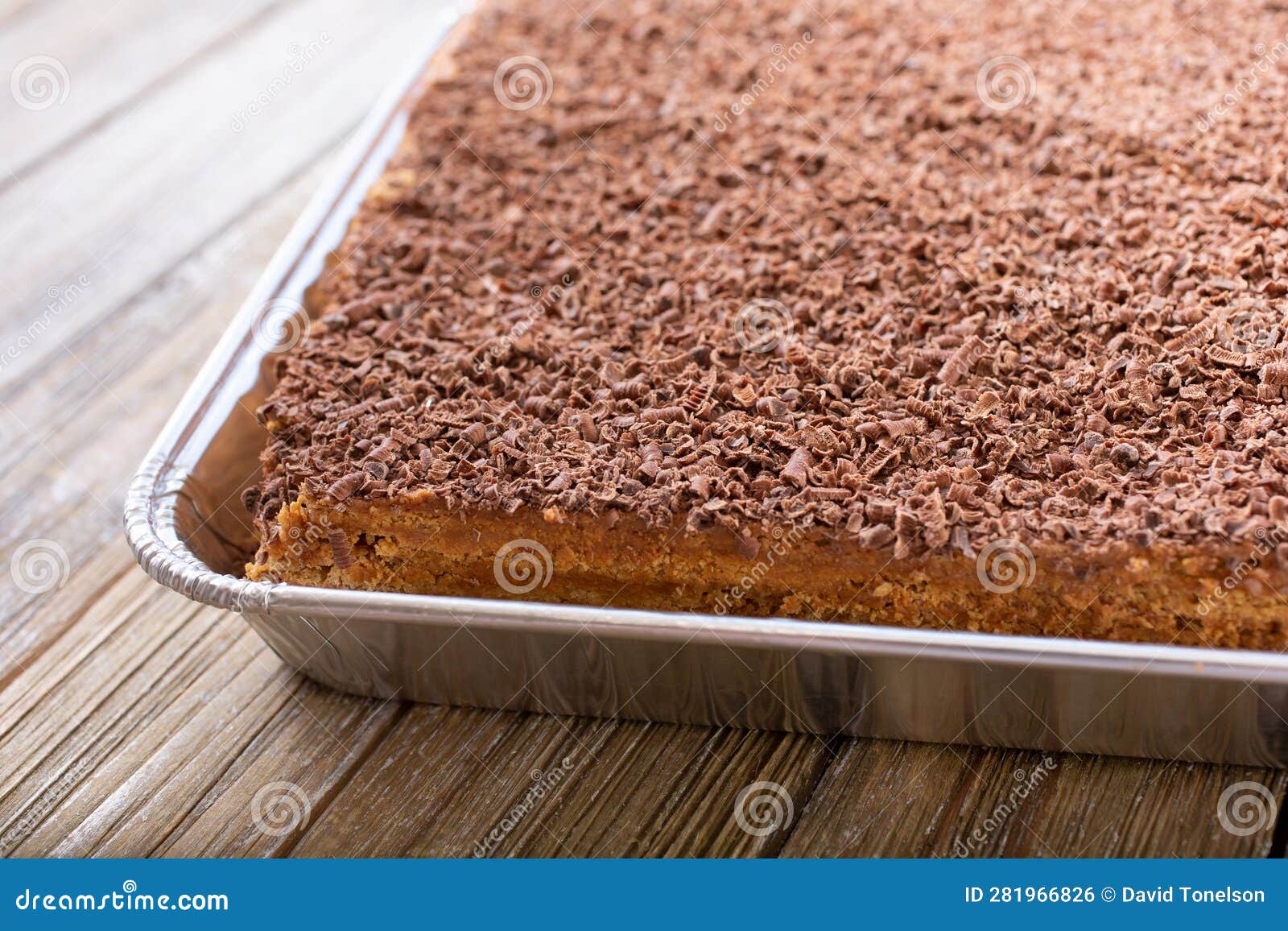 Mikado. Armenian Layer Cake With Chocolate Custard Buttercream Stock ...