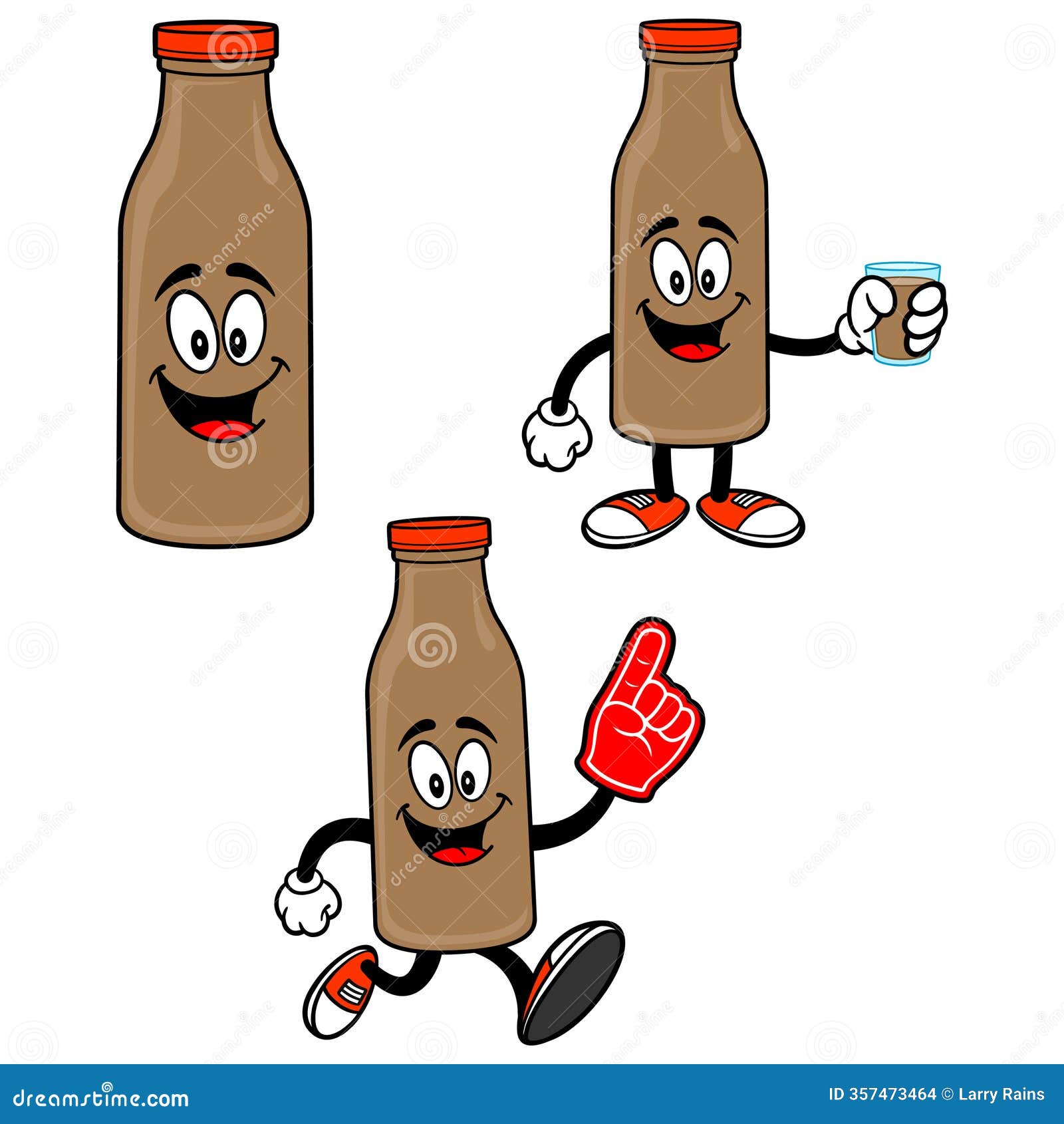 Chocolate Milk In Carton Box Isolated On White Background. Vector ...