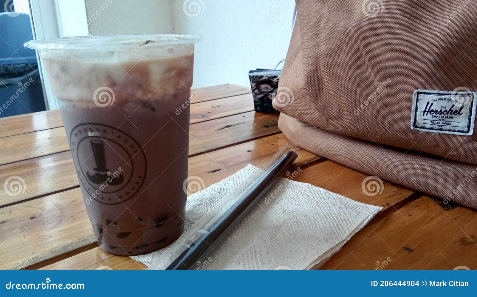 Chocolate Milk Tea editorial stock image. Image of food - 206444904
