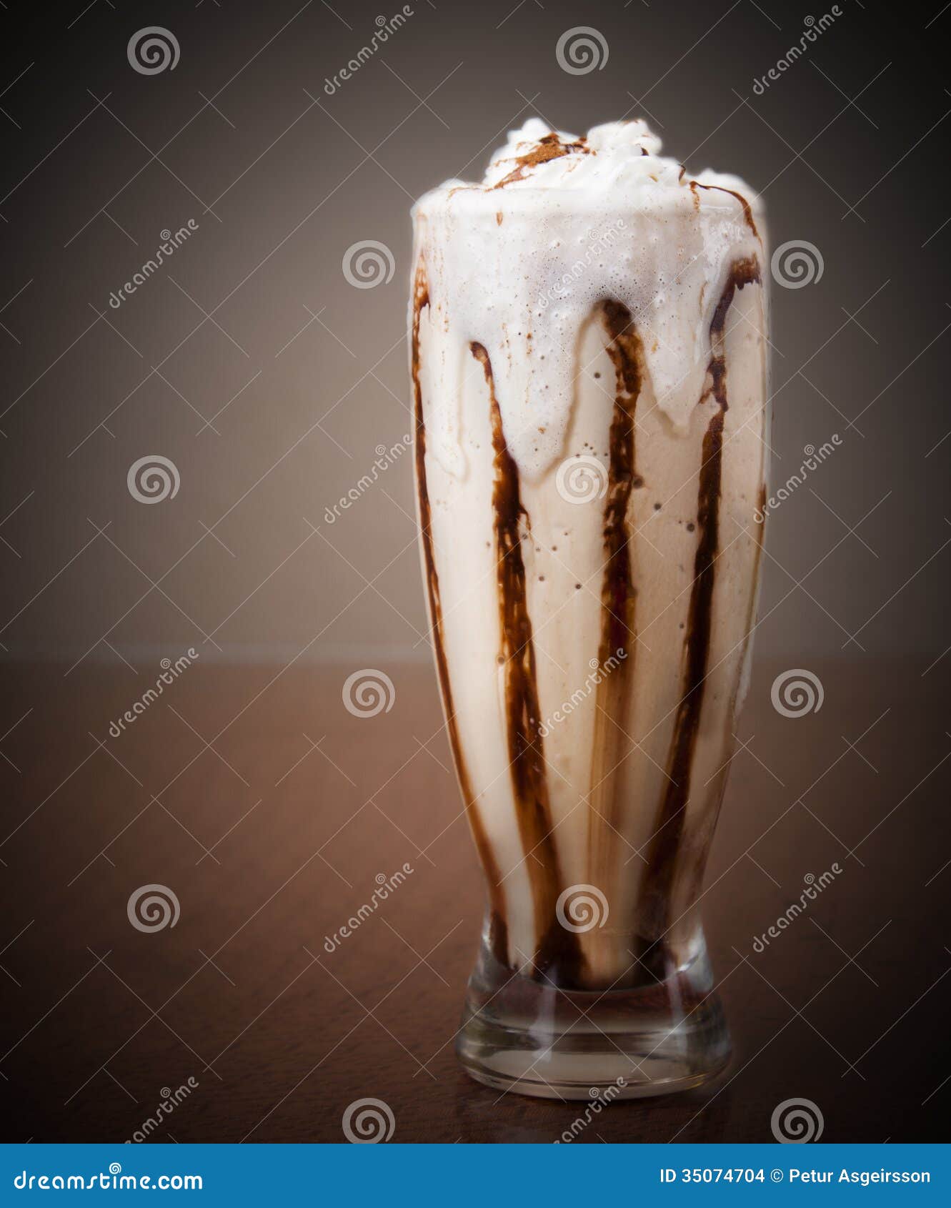 Chocolate milkshake stock photo. Image of cinnamon, milk - 35074704