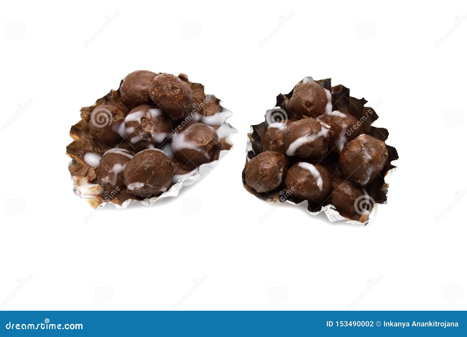 Chocolate Mini Balls Inside of the Cup. Stock Photo - Image of homemade ...