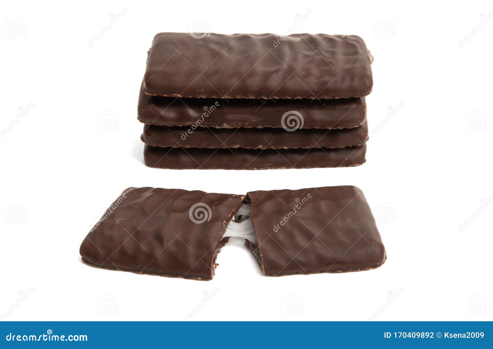 Chocolate with mint cream stock photo. Image of delicious - 170409892