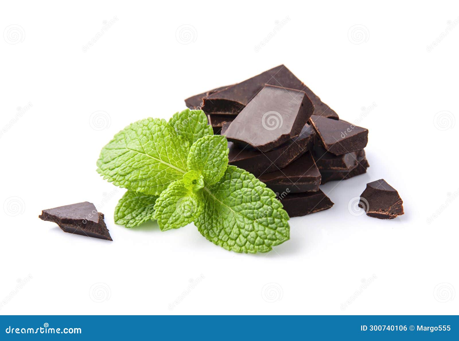 Chocolate with mint stock photo. Image of chocolate - 300740106