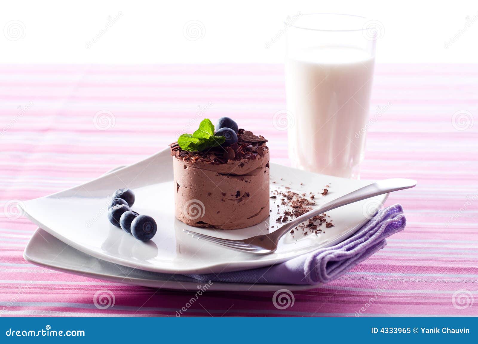 Chocolate Moose stock image. Image of dessert, diet, garnish - 4333965