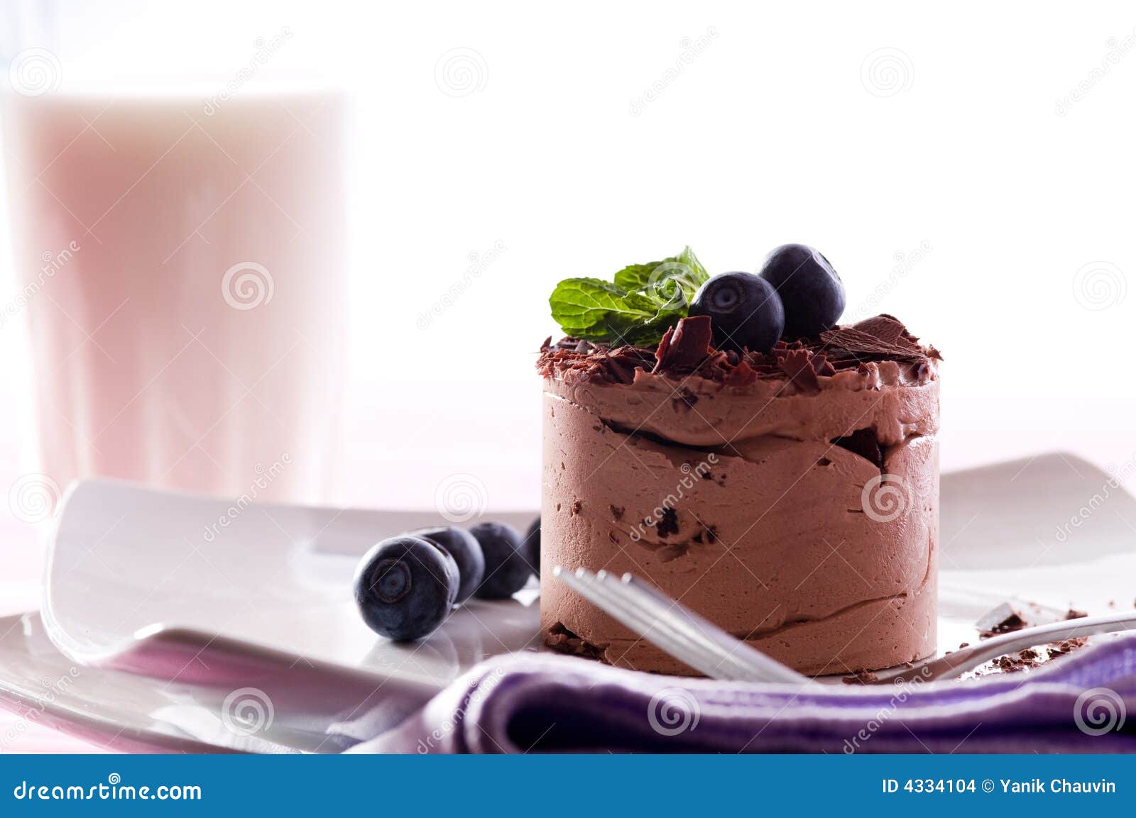 Chocolate Moose stock photo. Image of garnish, diet, moose - 4334104
