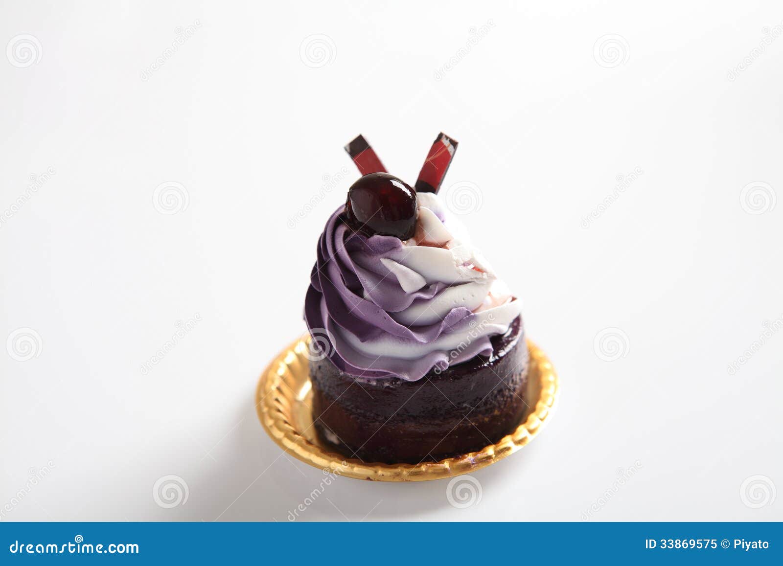 Chocolate moose cake stock image. Image of bakery, fork - 33869575