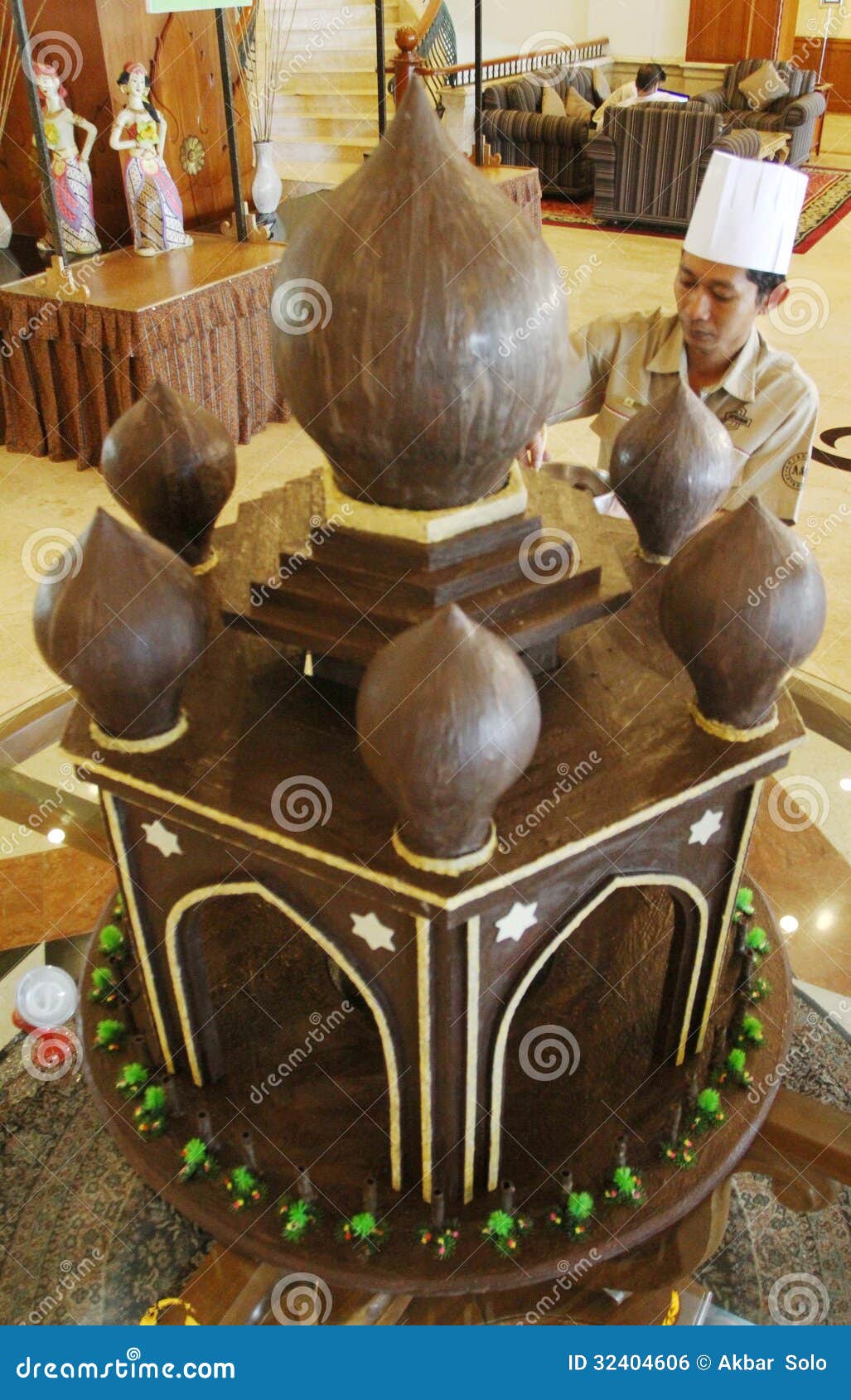 Chocolate mosque editorial photo. Image of asia, chocolate - 32404606