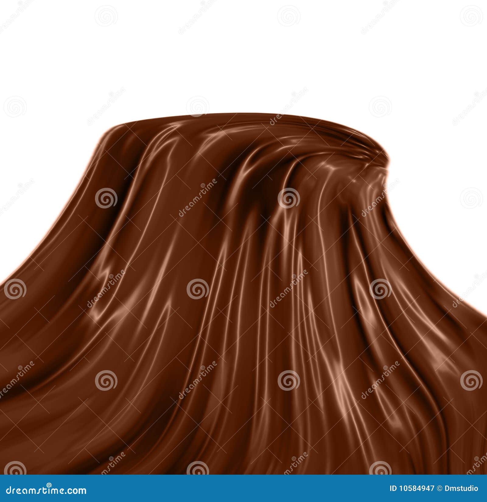 Chocolate mountain stock illustration. Illustration of food - 10584947