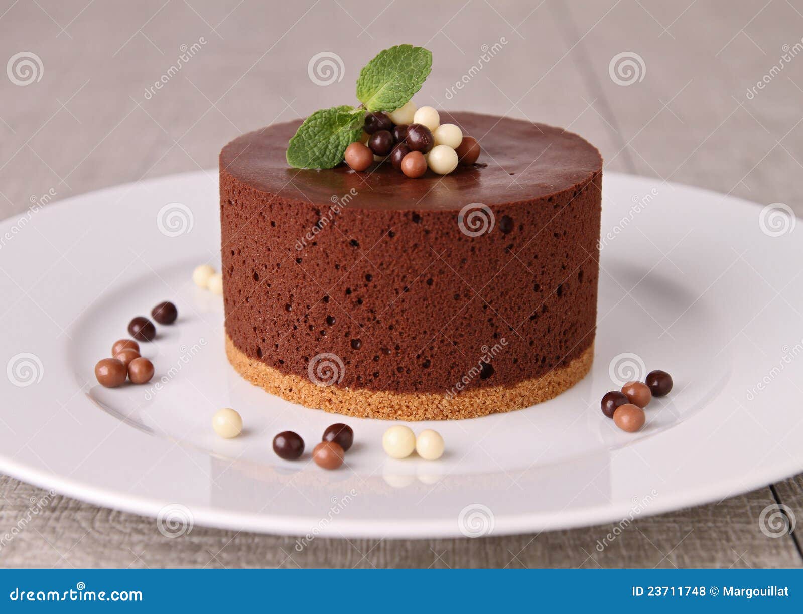 Chocolate Mousse Canapes Royalty-Free Stock Photo | CartoonDealer.com ...