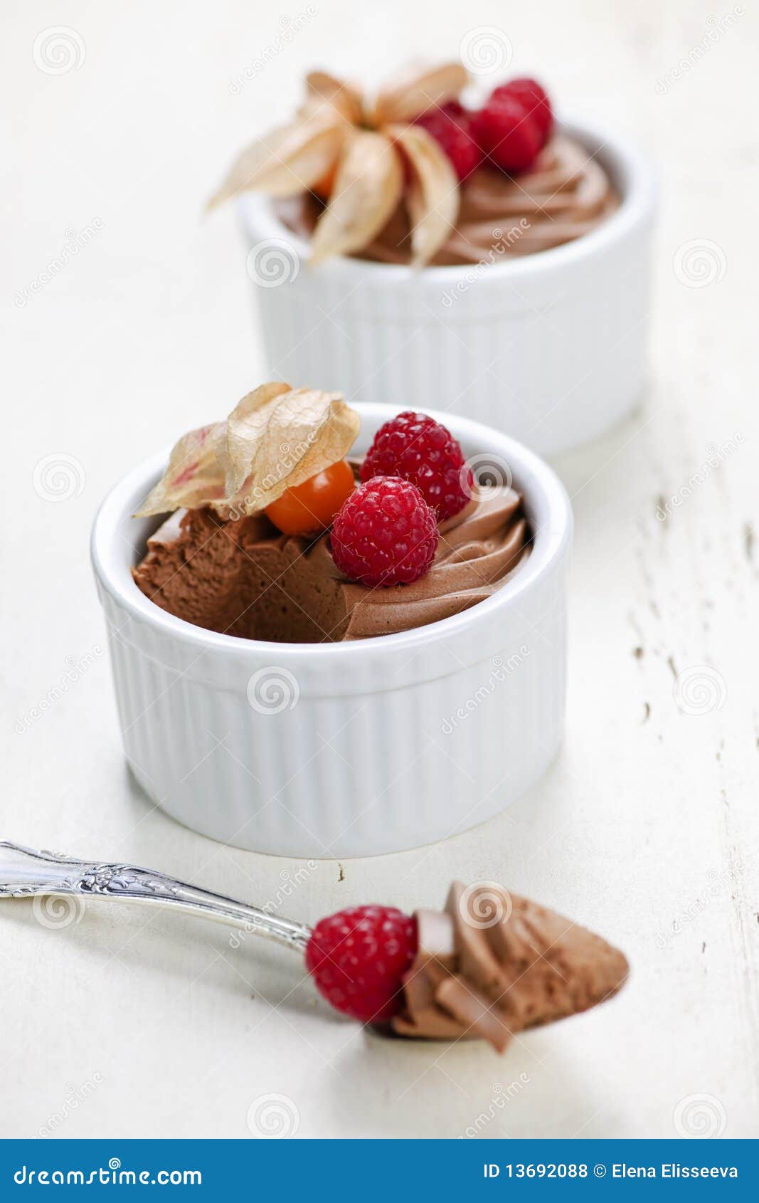 Chocolate mousse dessert stock photo. Image of delicious - 13692088
