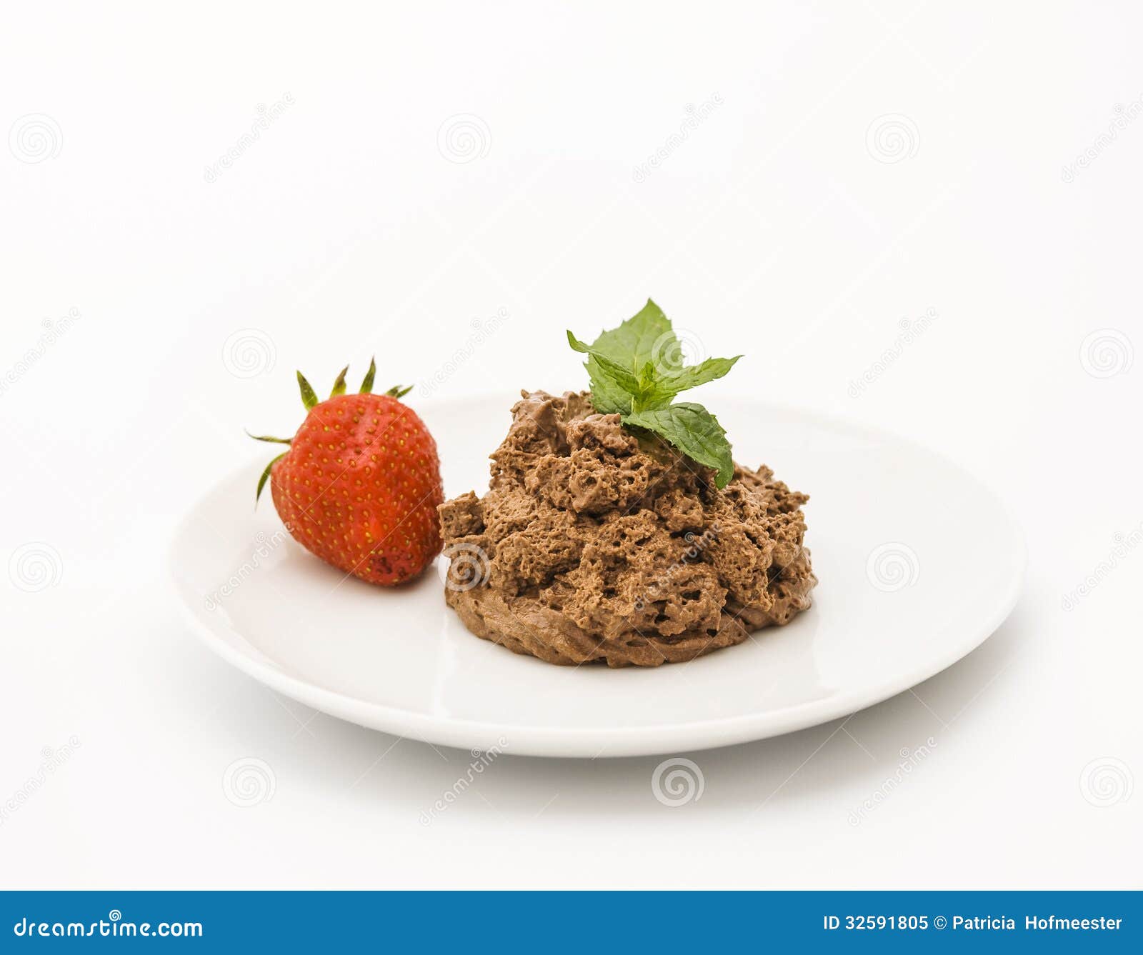 Chocolate mousse stock image. Image of dessert, chocolate - 32591805