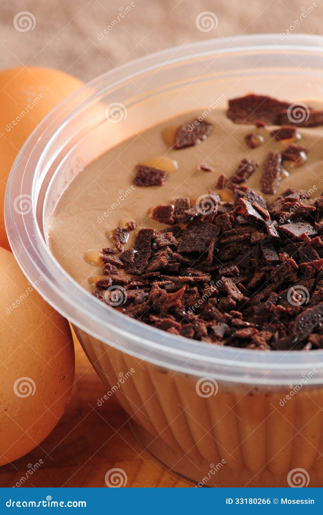 Chocolate mousse pudding stock photo. Image of pudding - 33180266