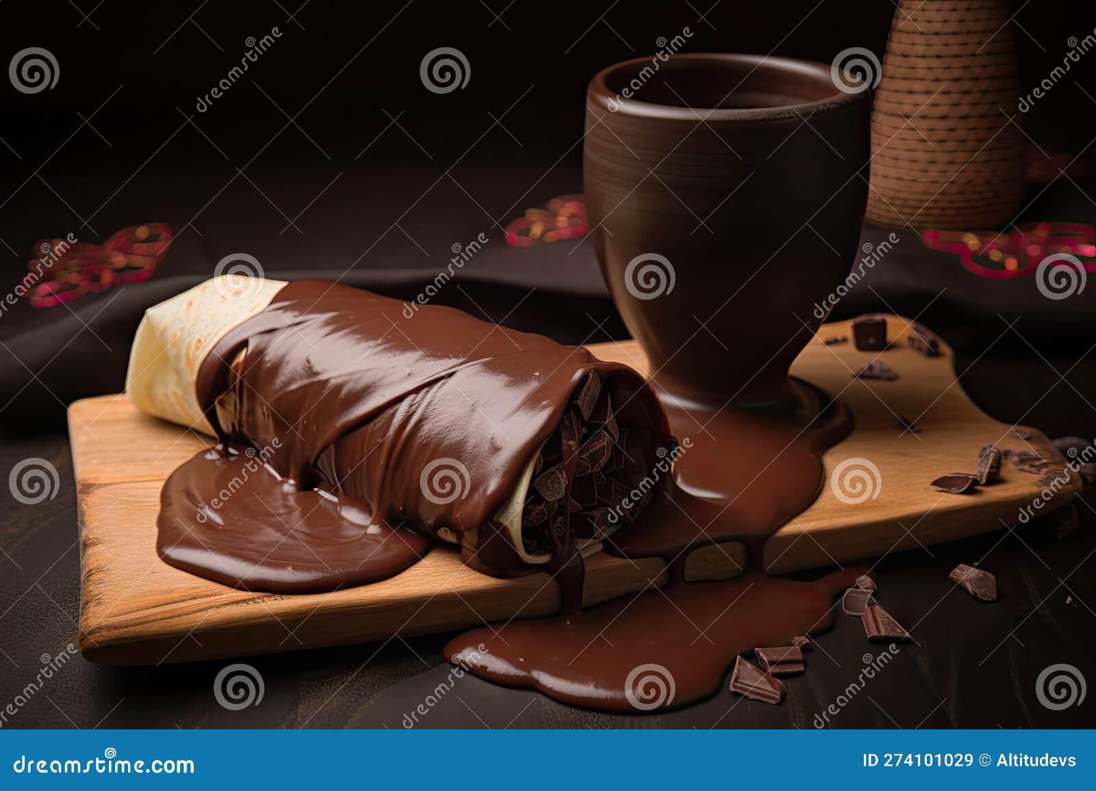 Chocolate Mud Wrap with Warm and Melted Chocolate for Ultimate ...