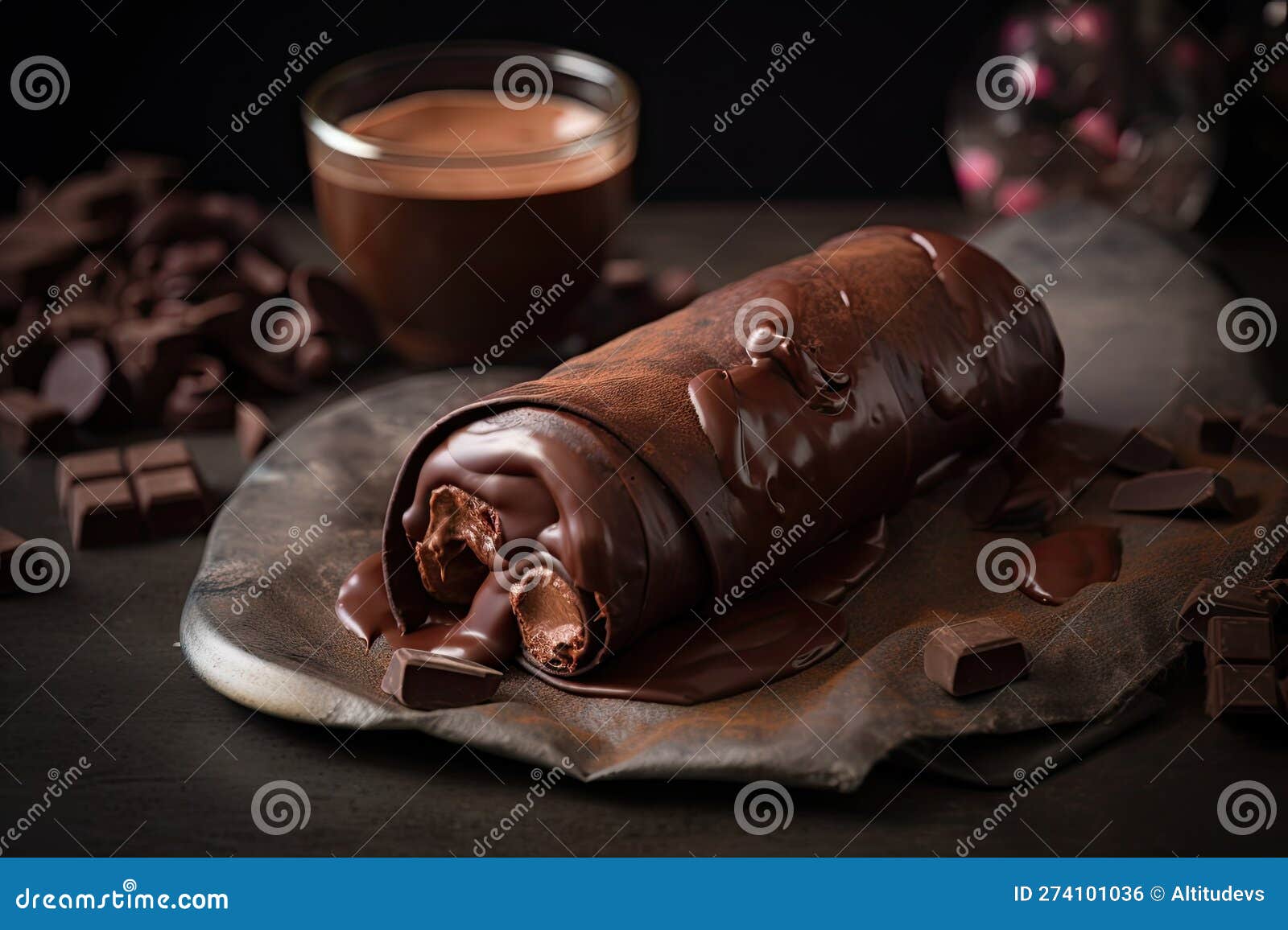 Chocolate Mud Wrap with Warm and Melted Chocolate for Ultimate ...