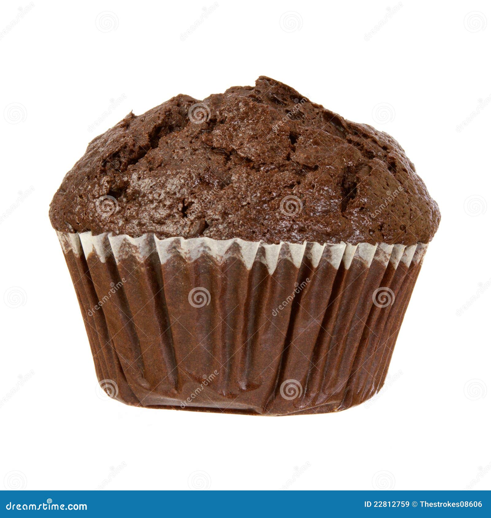 Muffin Isolated From Othes On White Background. Stock Photo ...