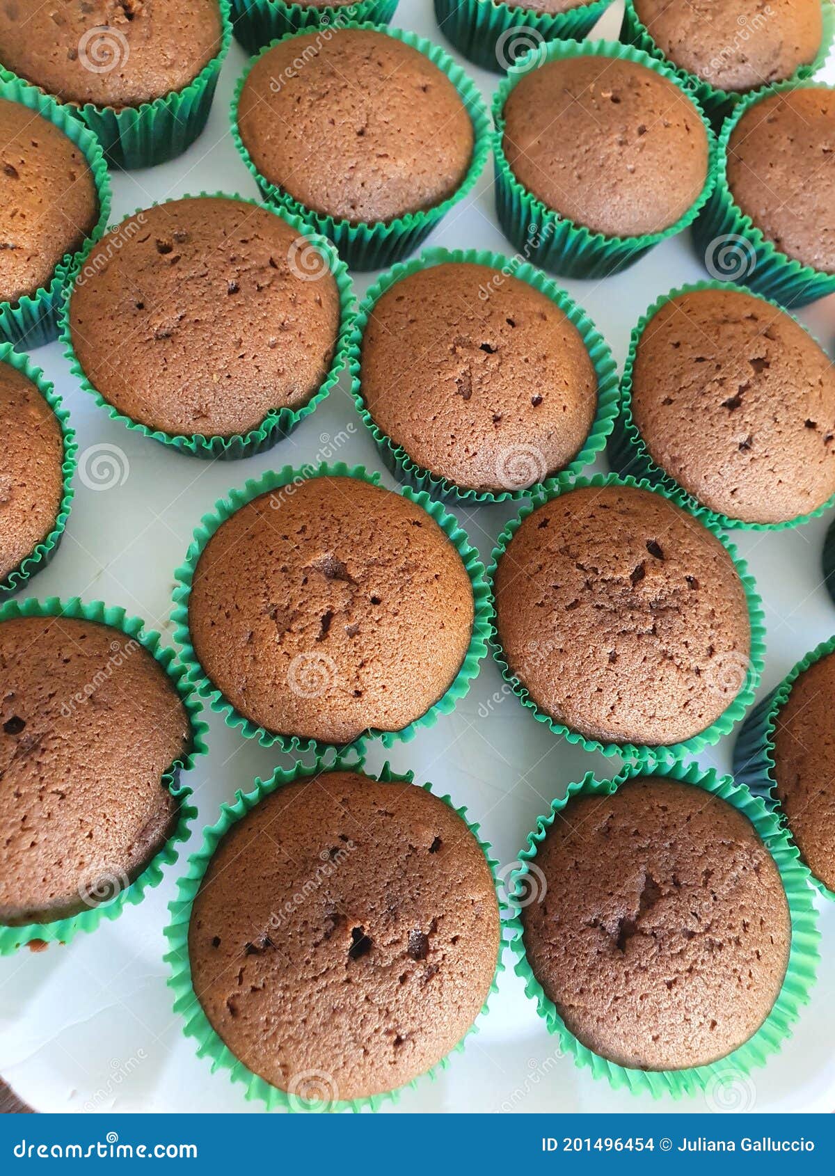 Chocolate muffing bakery stock photo. Image of icing - 201496454