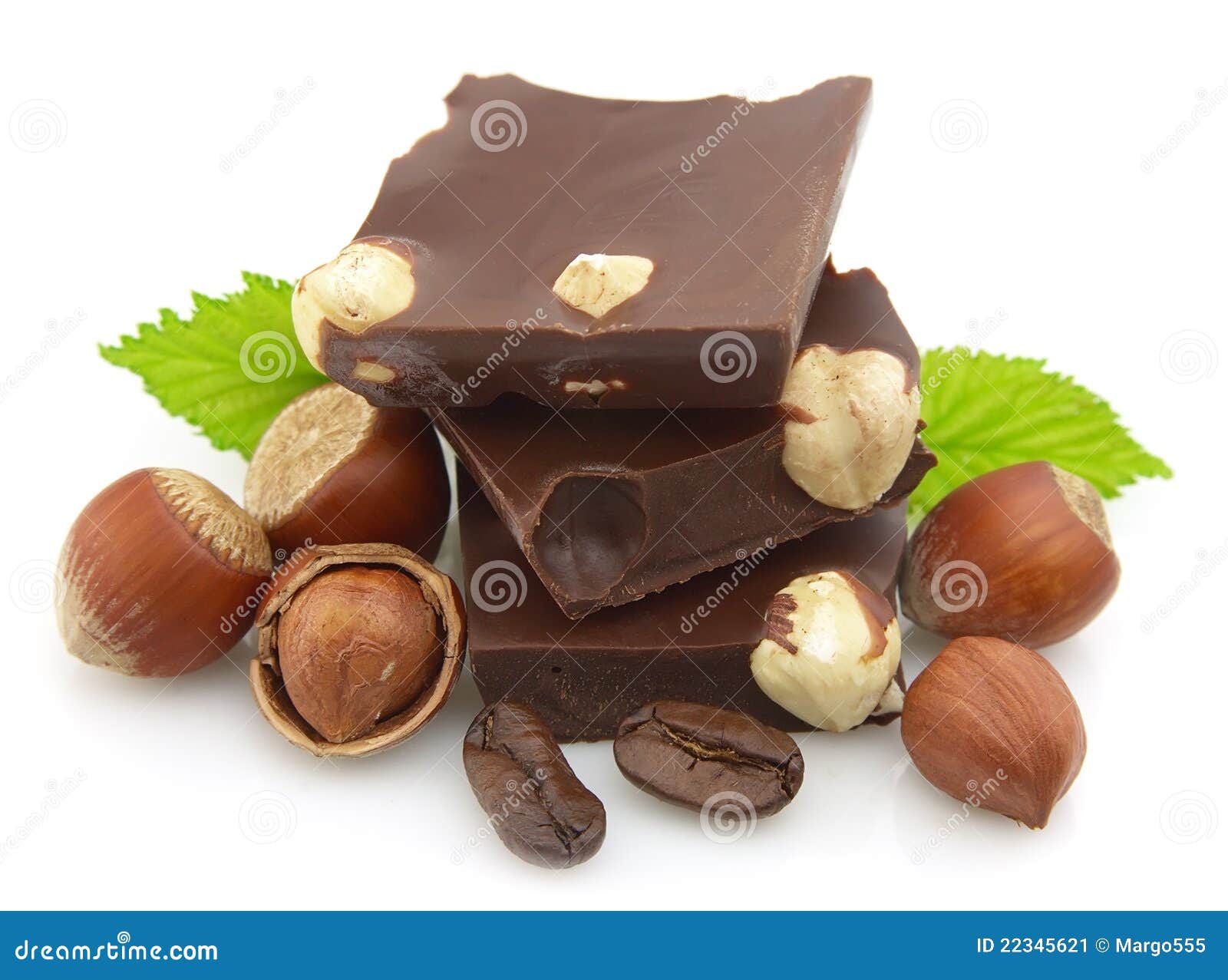 Chocolate with nuts stock image. Image of delicious, filbert - 22345621