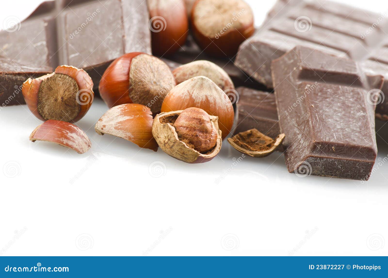 Chocolate with nuts stock image. Image of sugar, tasty - 23872227