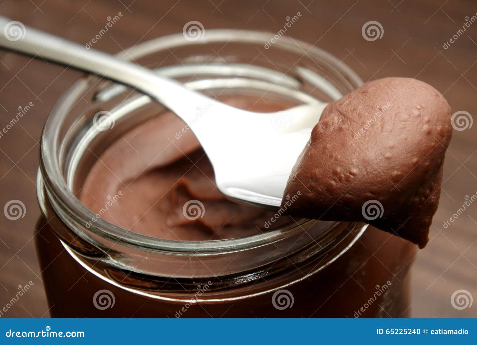 Chocolate and Nuts Cream Over Spoon Stock Photo - Image of cream ...