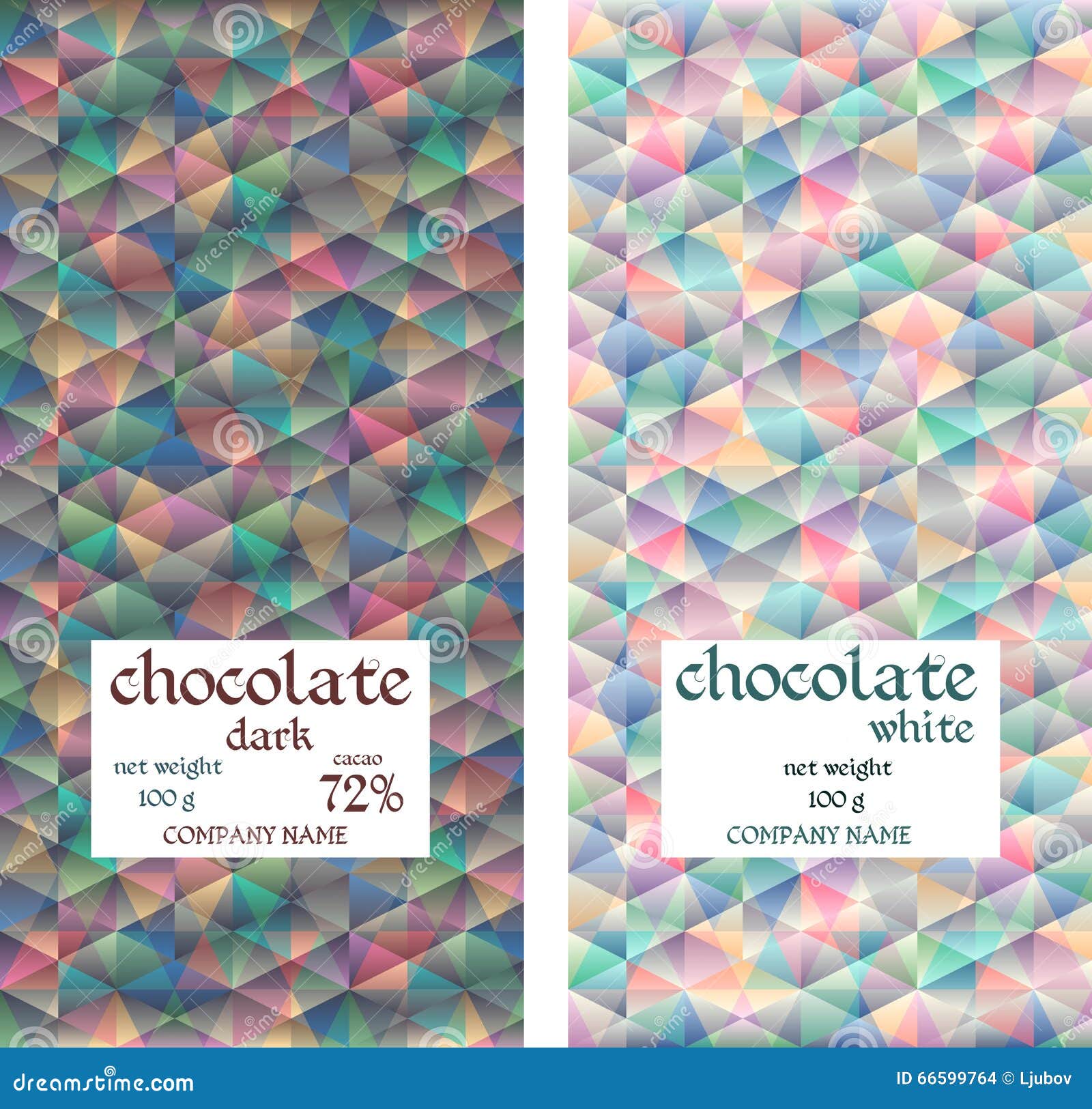 Chocolate Bar Packaging Set. Trendy Luxury Product Branding Template ...