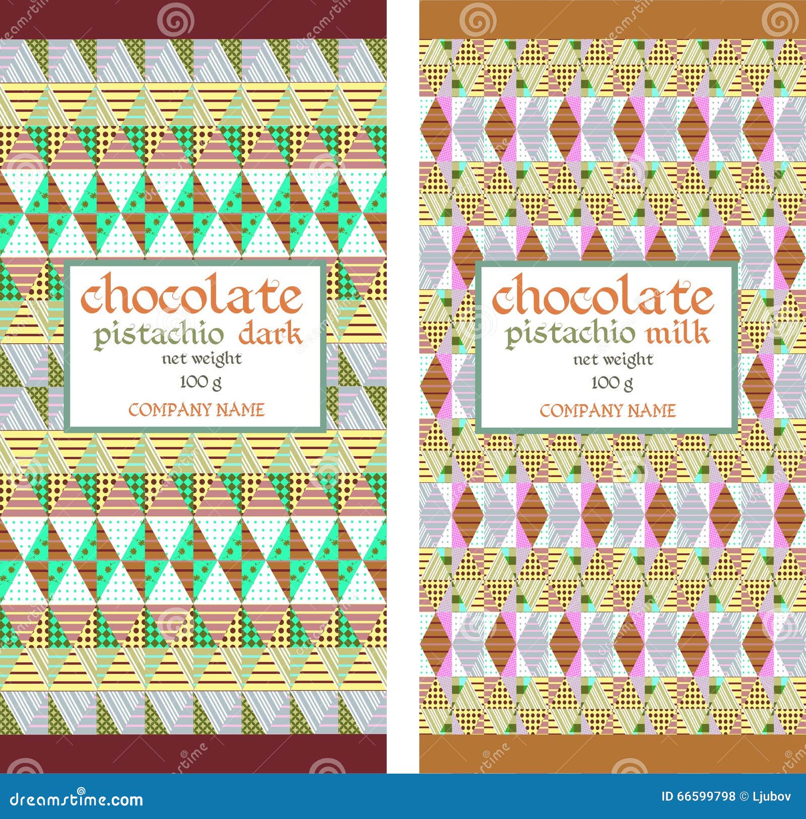 Chocolate Bar Packaging Template Design. Chocolate Branding Product ...