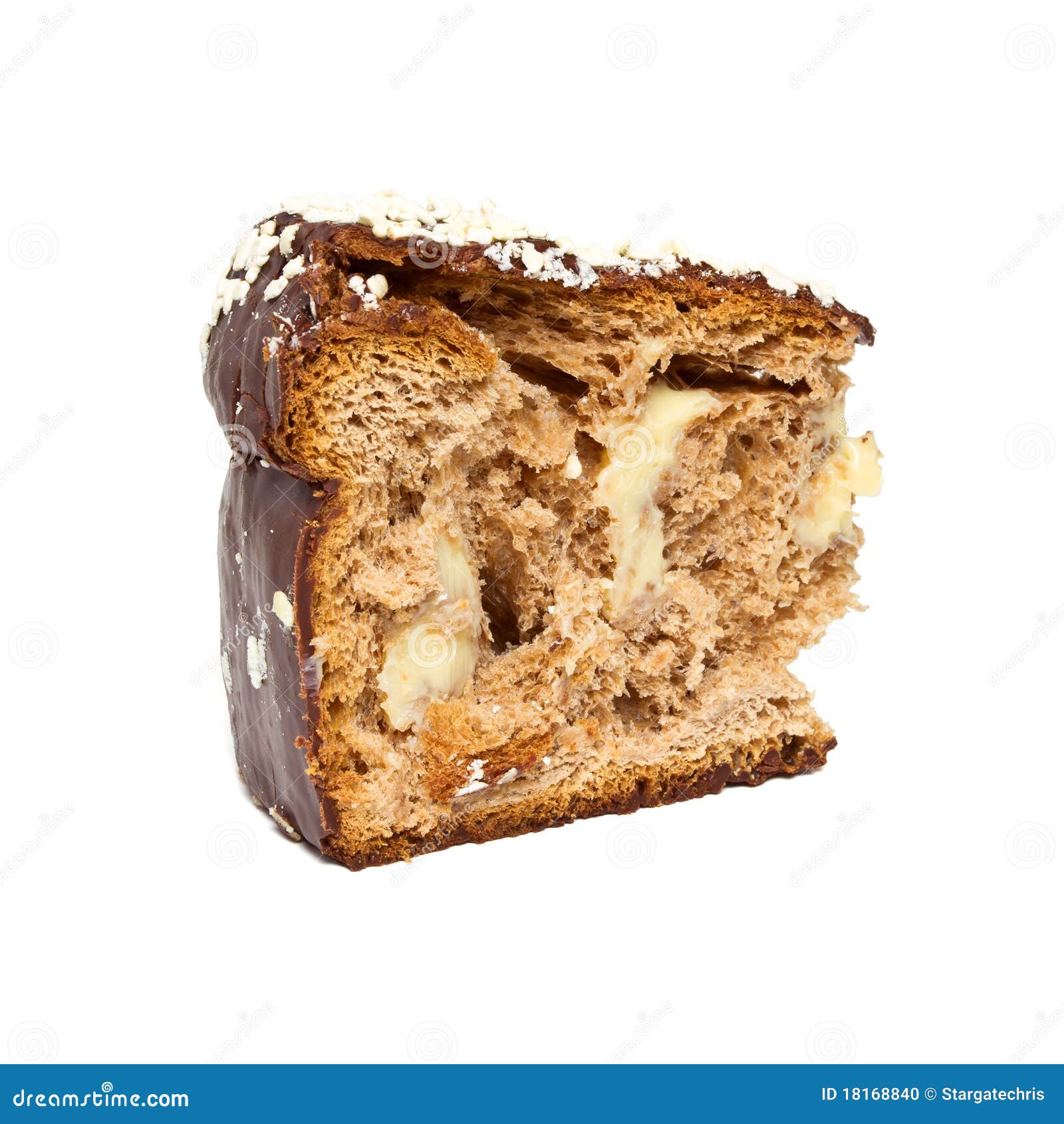 Chocolate Panettone stock photo. Image of traditional - 18168840