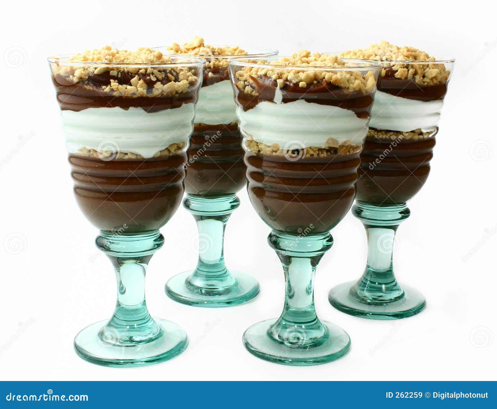 Chocolate Parfait stock image. Image of pudding, dessert - 262259