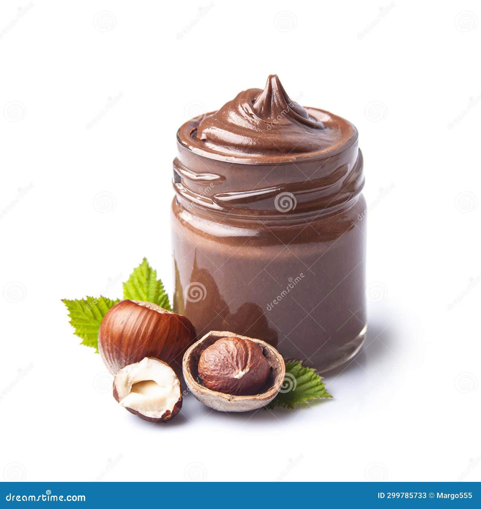 Chocolate Paste with Hazelnuts Stock Image - Image of food, spread ...