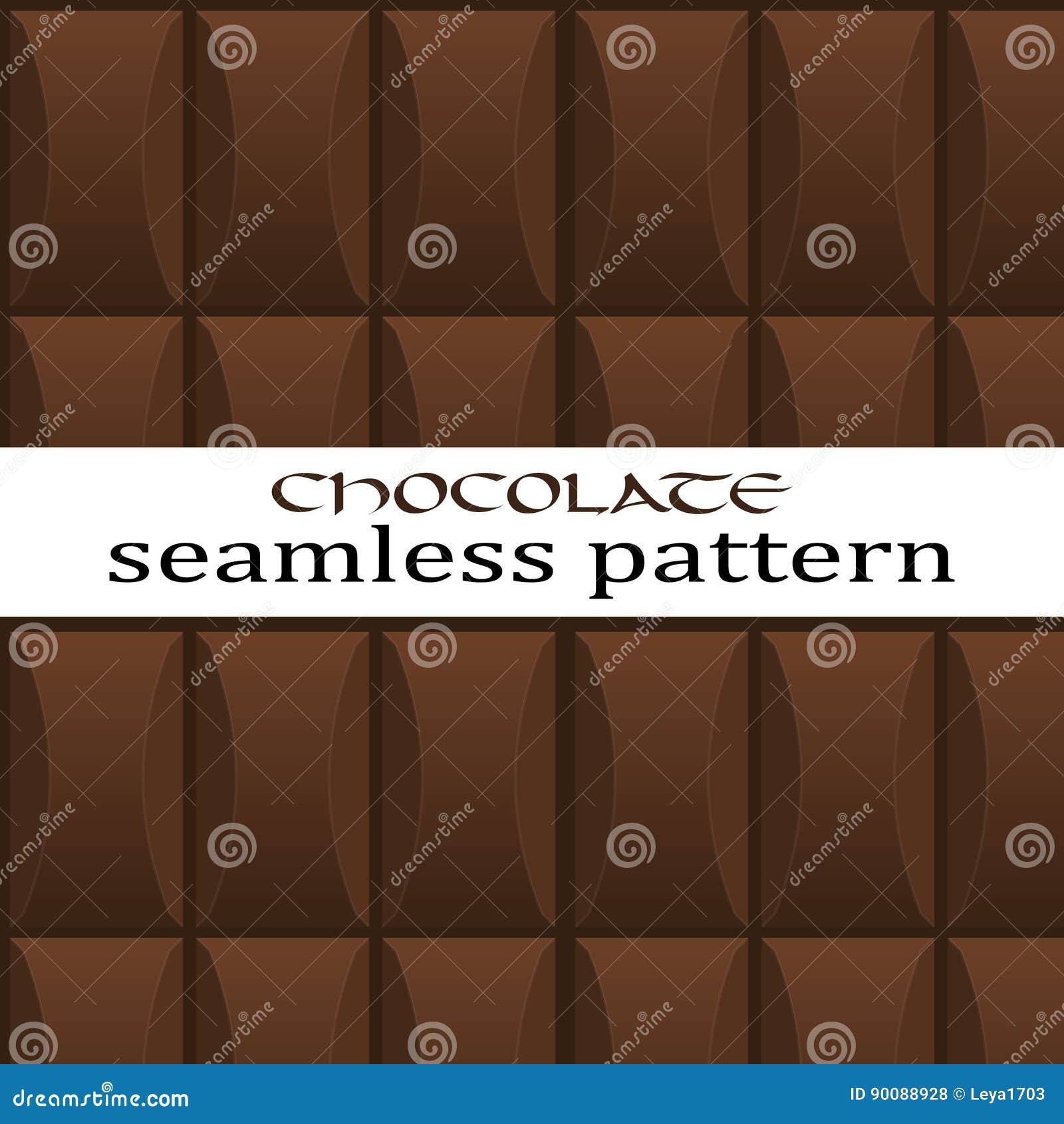 Chocolate pattern stock vector. Illustration of chocolate - 90088928