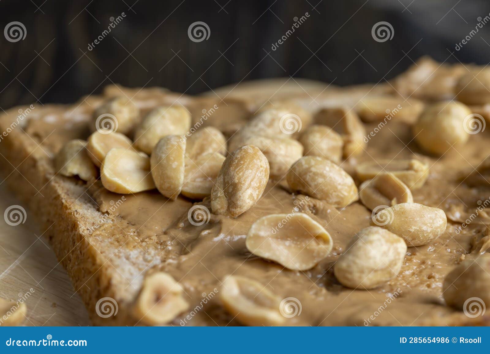 Chocolate Peanut Paste for a Quick Breakfast Stock Photo - Image of ...