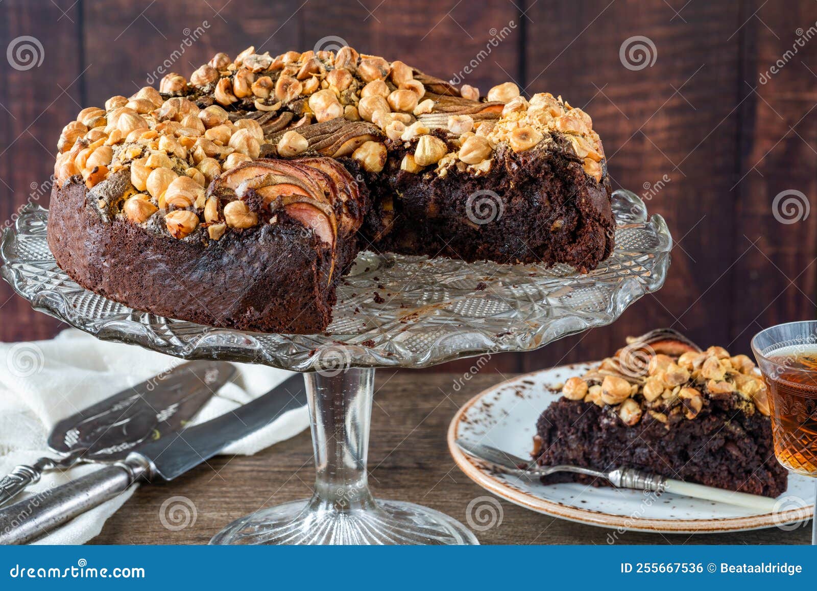 Hazelnut Torte Royalty-Free Stock Photo | CartoonDealer.com #43877265
