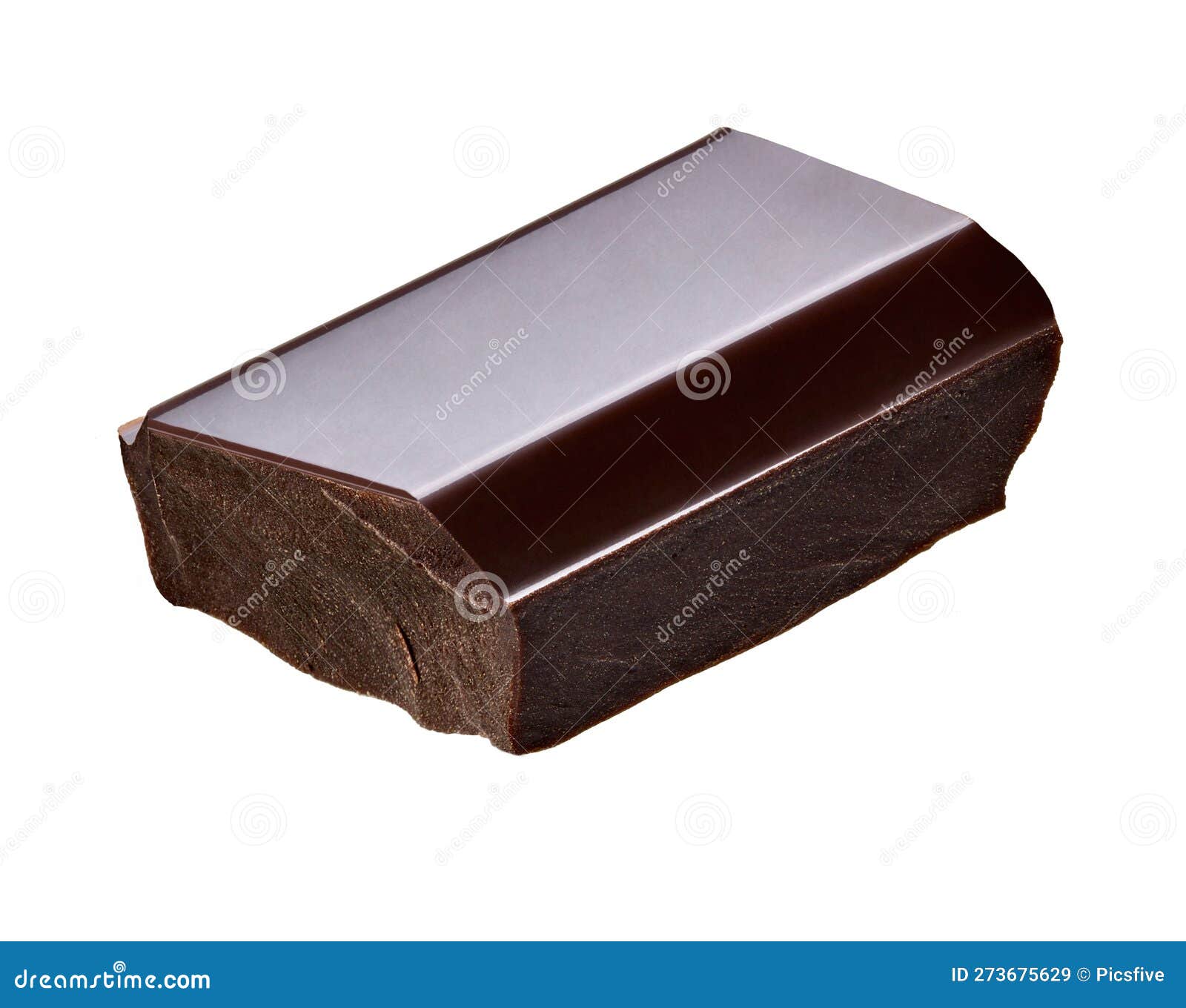 Chocolate Piece Sweet Food Dessert Falling Stock Image - Image of brown ...