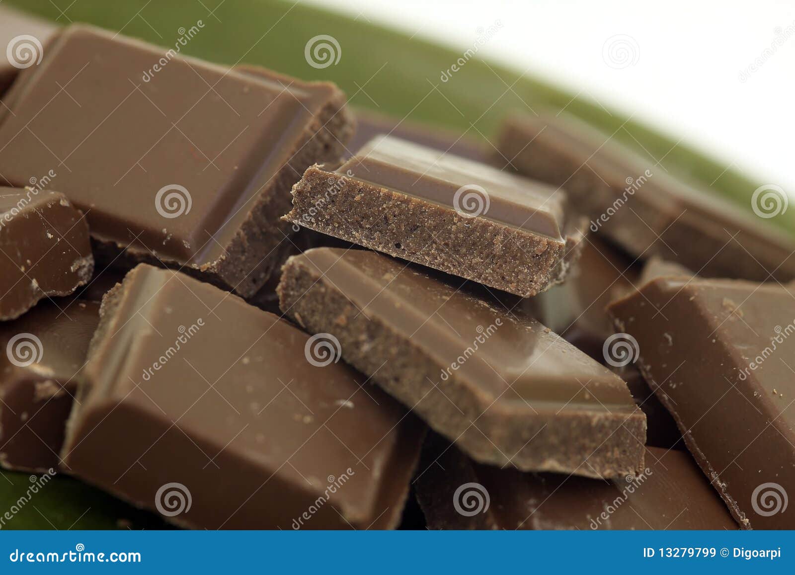 Chocolate pieces stock image. Image of background, favorite - 13279799