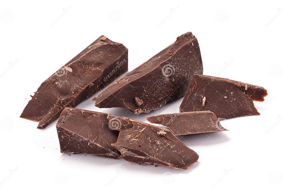 Chocolate pieces stock image. Image of food, tasty, ingredient - 22651453