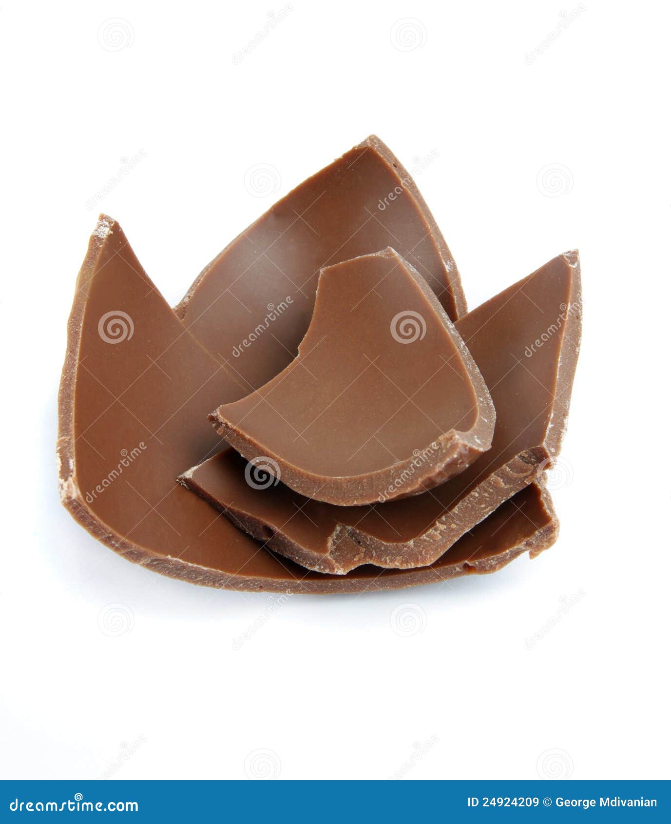 Chocolate pieces stock image. Image of dark, sweet, cacao - 24924209