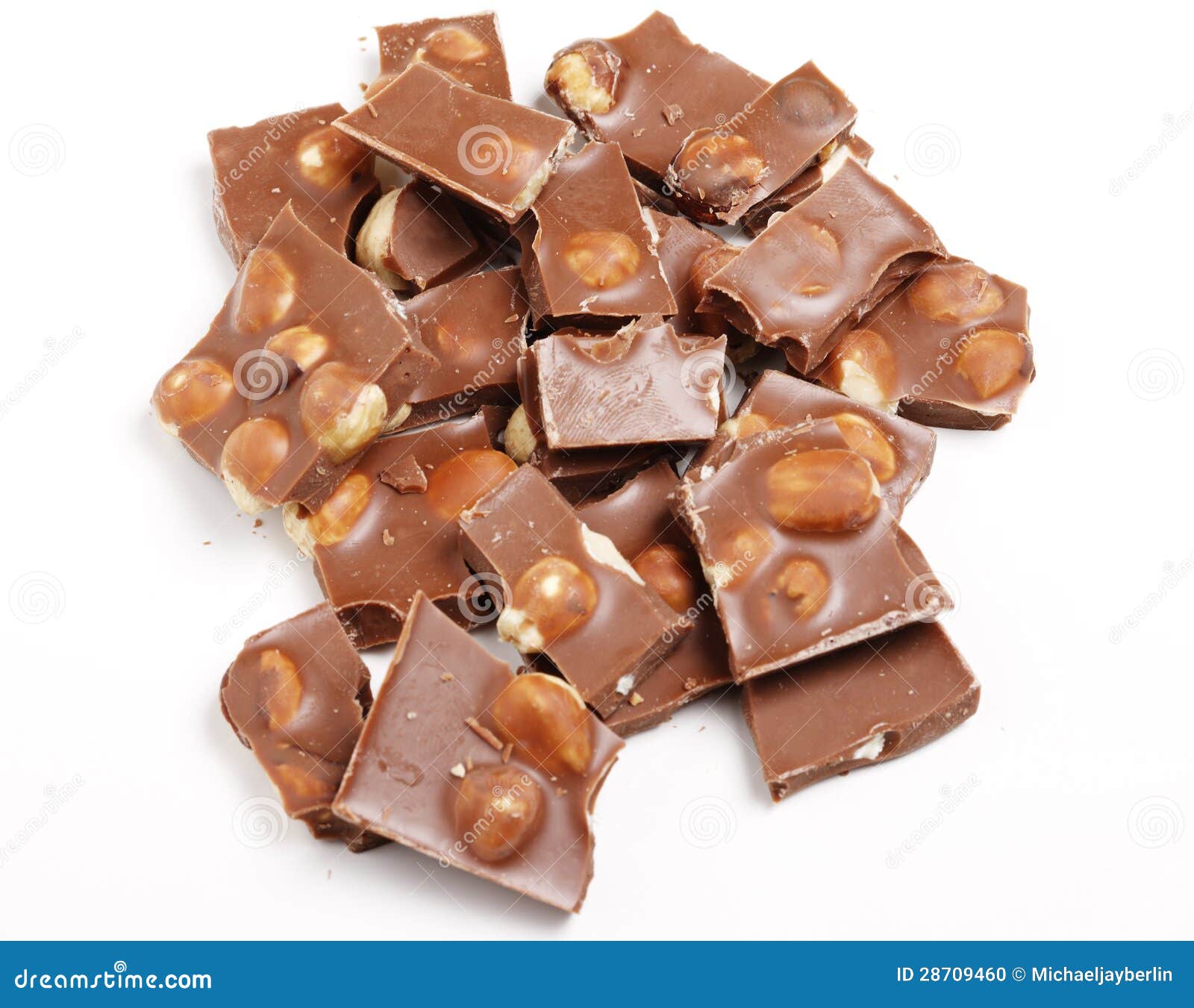 Chocolate pieces stock photo. Image of eating, chocolate - 28709460