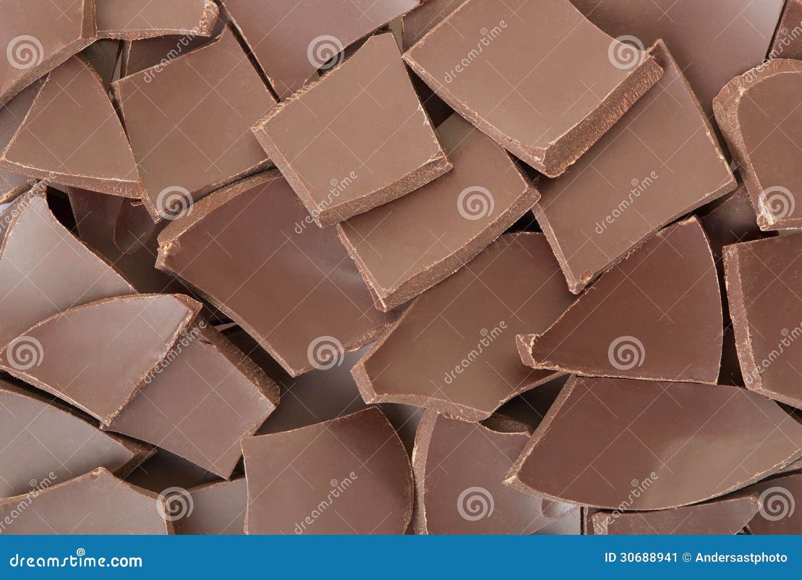 Chocolate Pieces Texture Background Stock Image - Image of chocolate ...