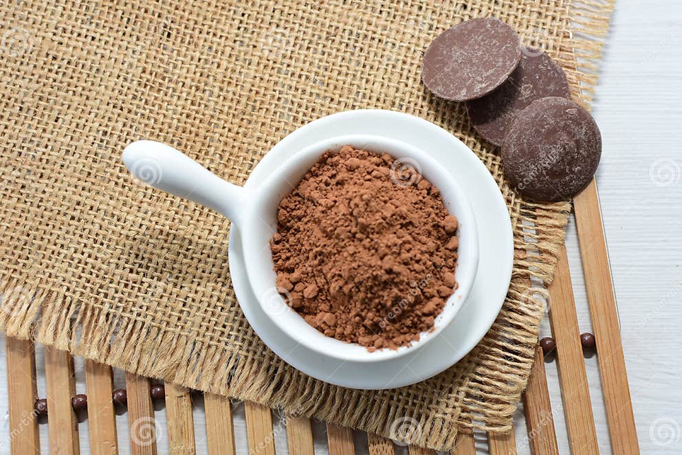 Chocolate powder cocoa stock photo. Image of grain, candy - 176404220