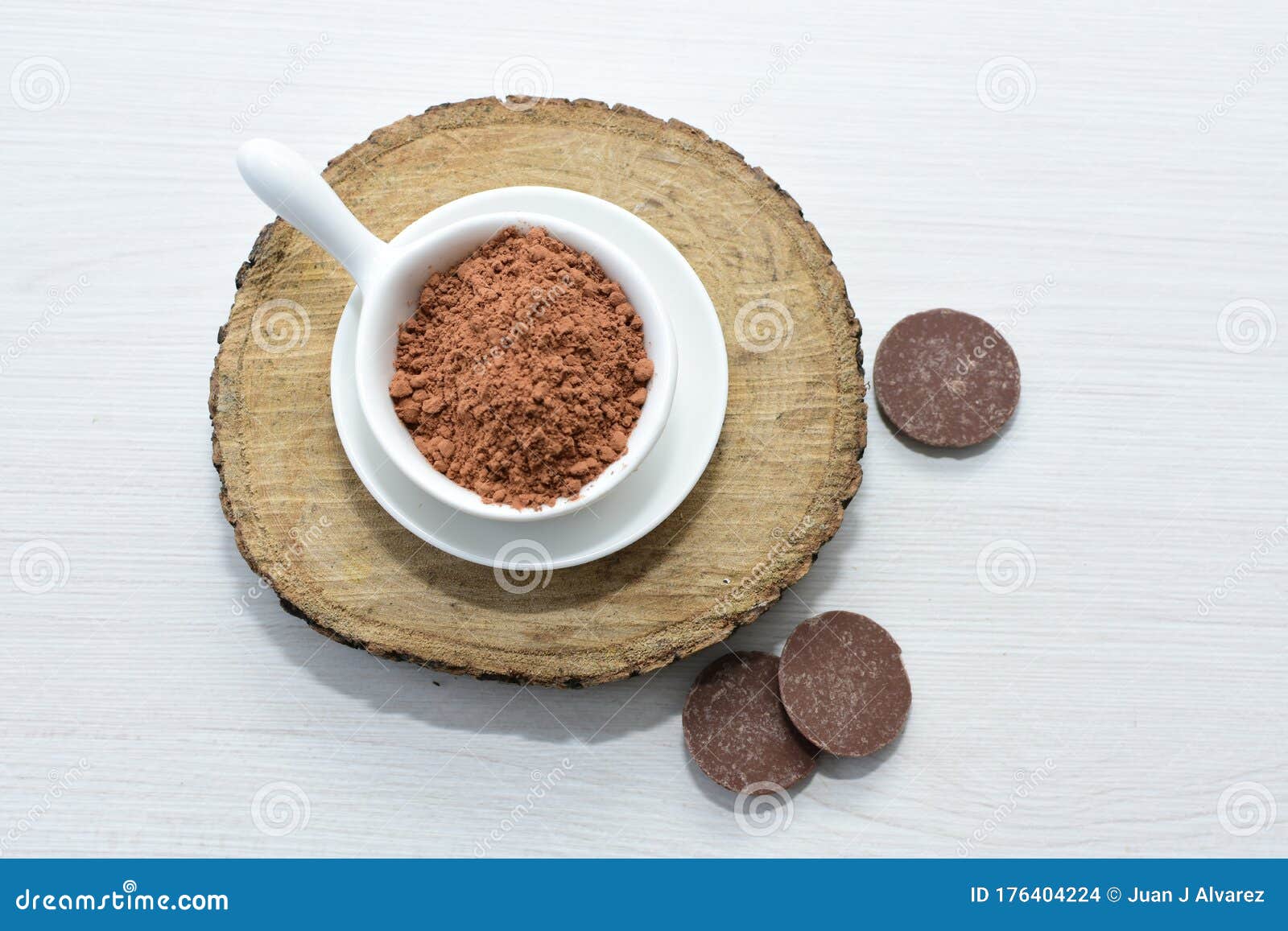 Chocolate powder cocoa stock photo. Image of natural - 176404224