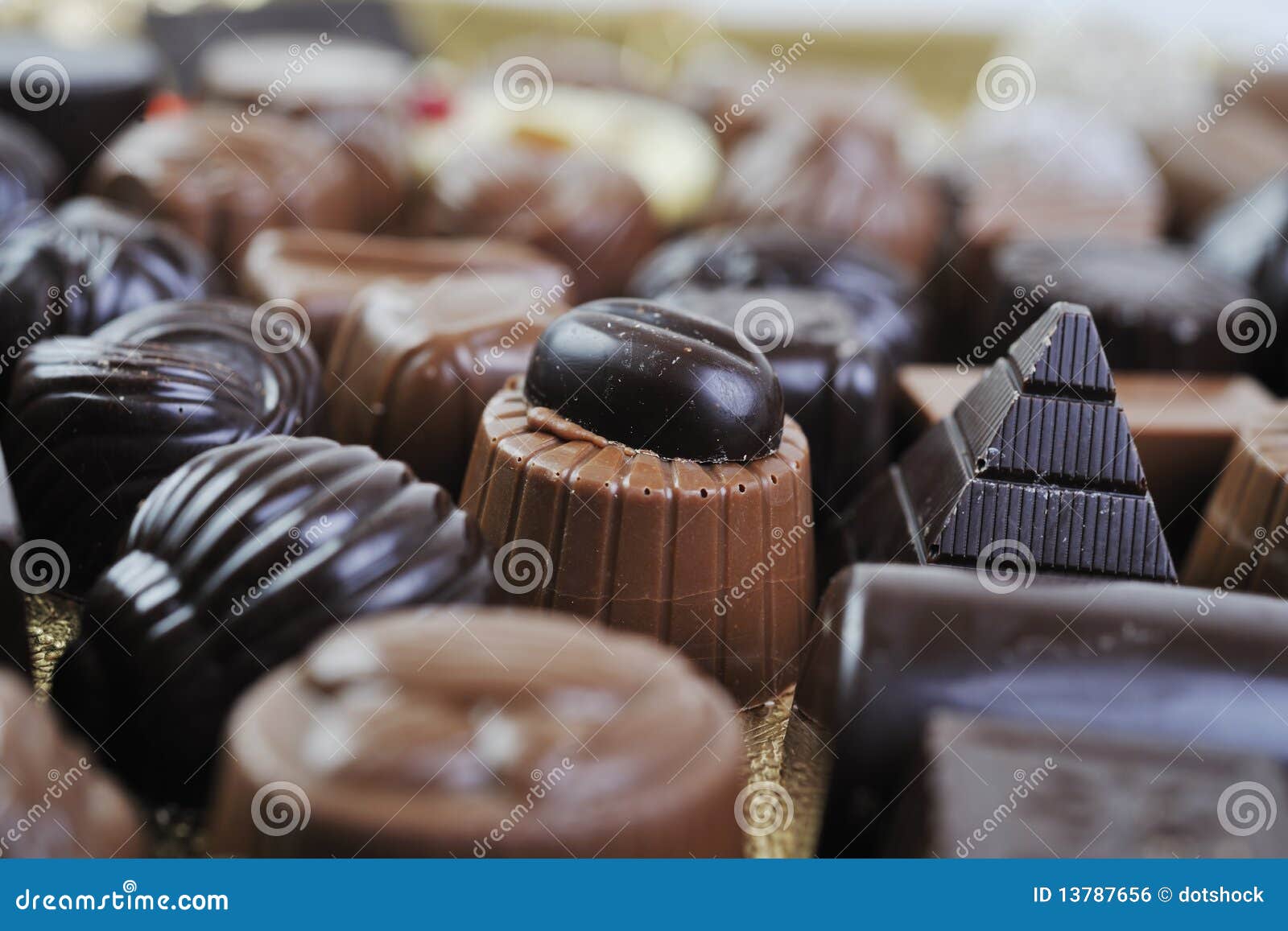 Chocolate and praline stock photo. Image of close, delight - 13787656